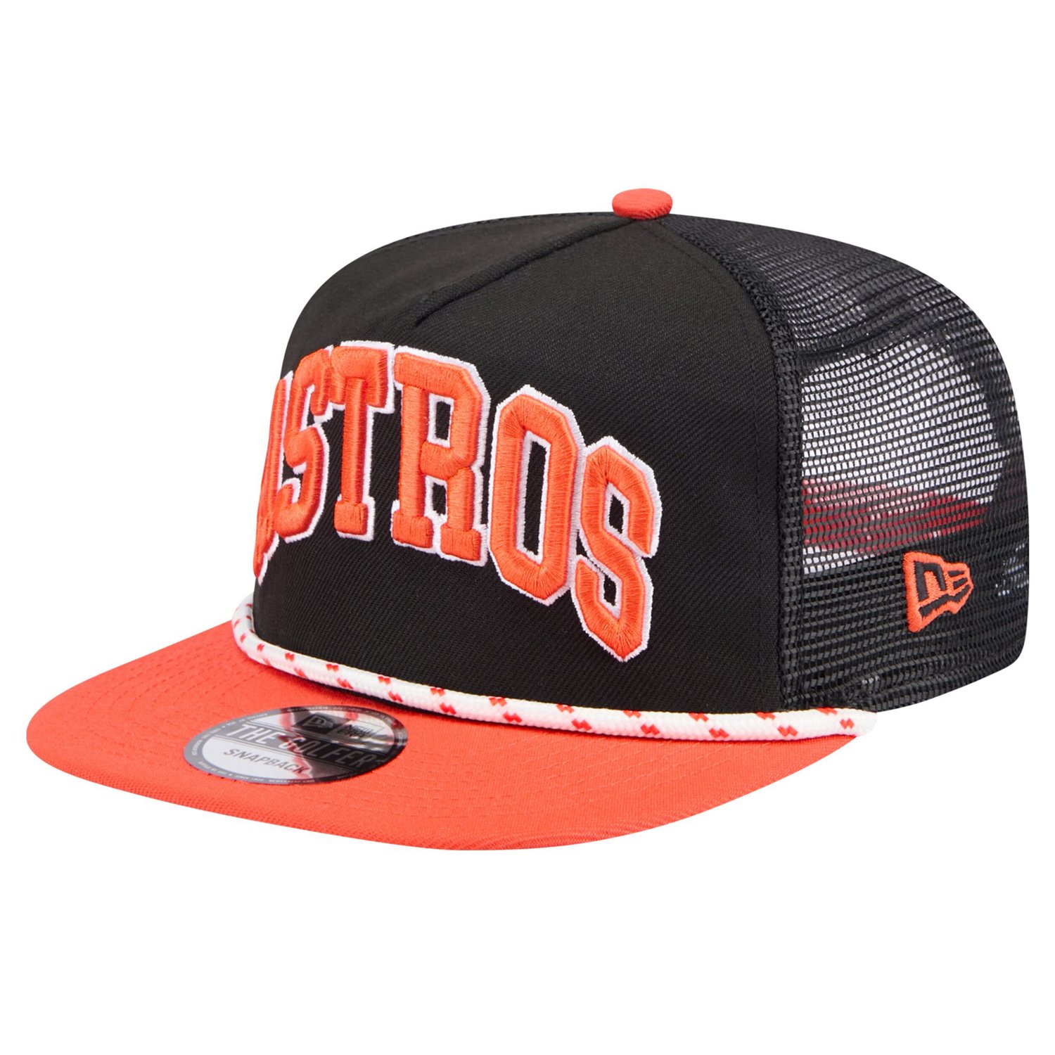 New Era Houston Astros Throwback Meshback Golfer Hat | Academy