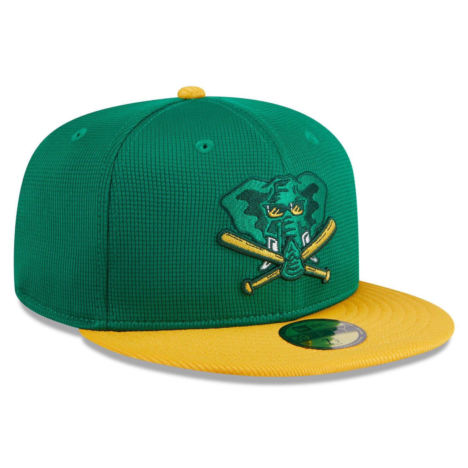 New Era Kelly Oakland Athletics 2024 Batting Practice 59FIFTY Fitted ...
