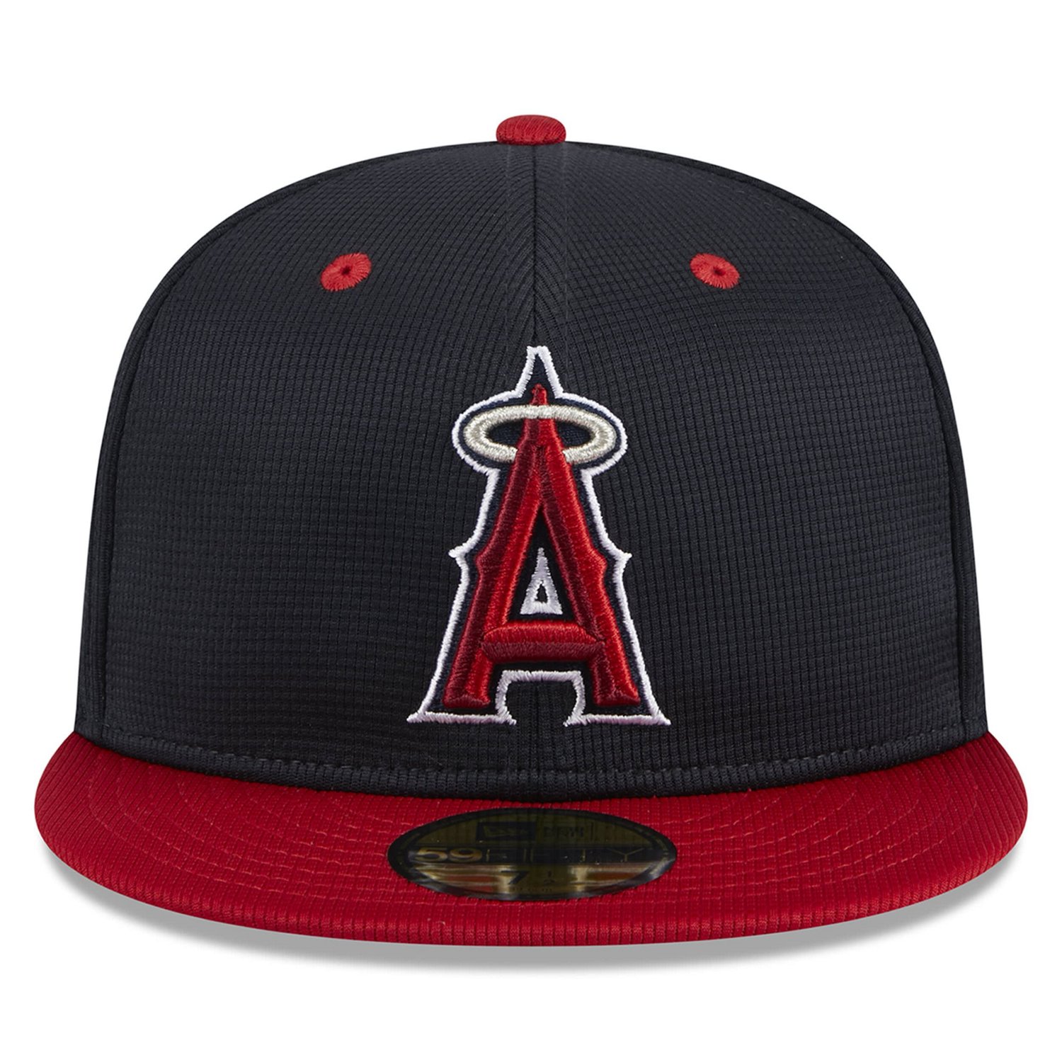New Era Los Angeles Angels 2024 Batting Practice 59FIFTY Fitted Hat ...