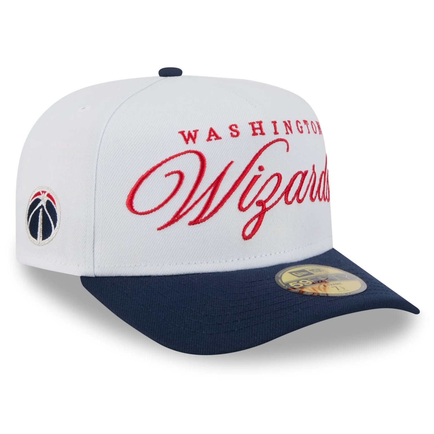 New Era Navy Washington Wizards 2025 NBA Draft A-Frame 59FIFTY Fitted ...