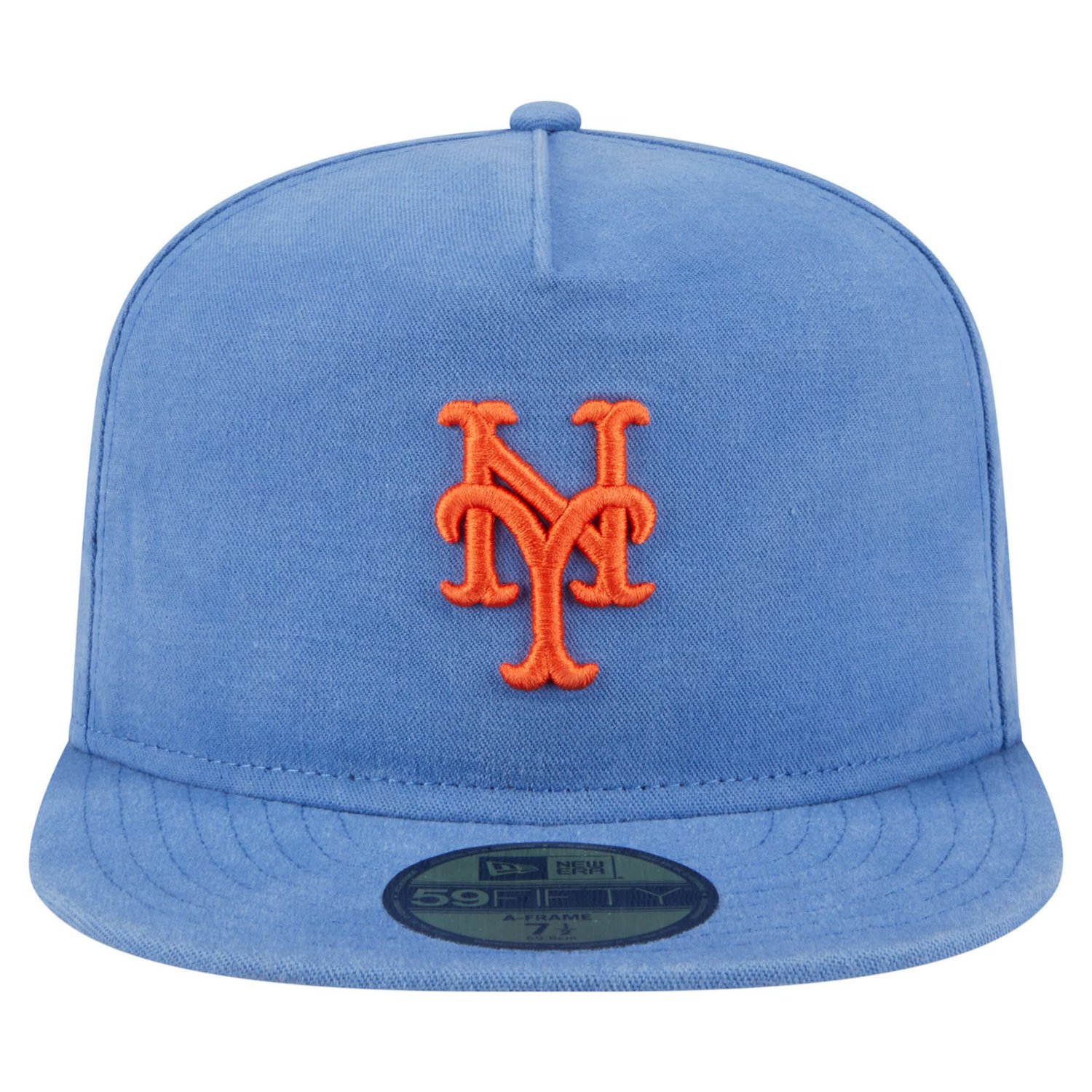 New Era New York Mets Championship Side Flag A-Frame 59FIFTY Fitted Hat ...