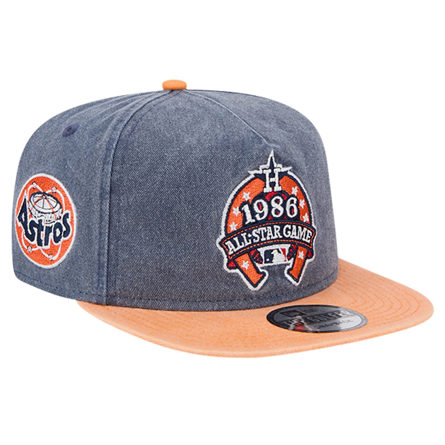 New Era Orange Houston Astros 1986 MLB All-Star Game Pigment Dye Golfer ...