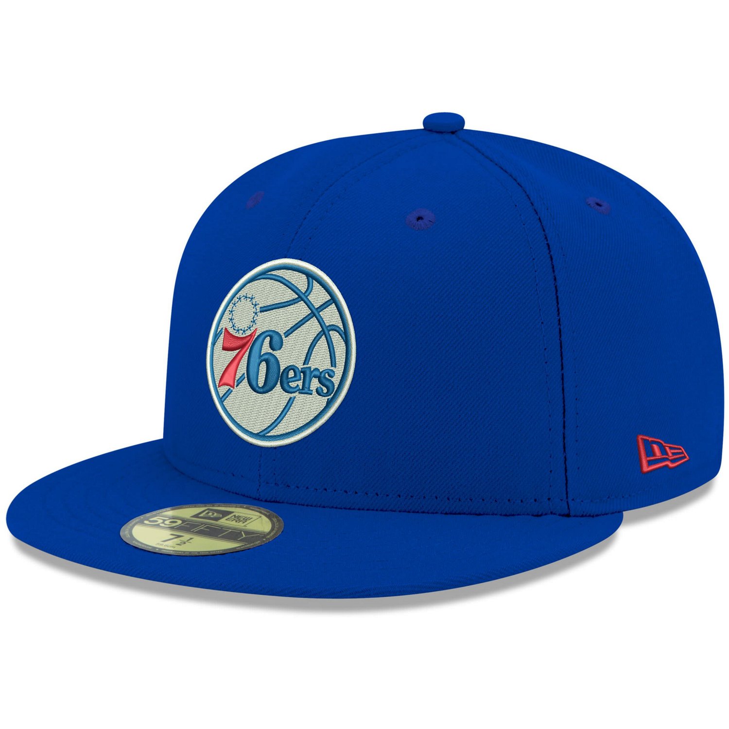New Era Philadelphia 76ers Official Team Color 59FIFTY Fitted Hat | Academy