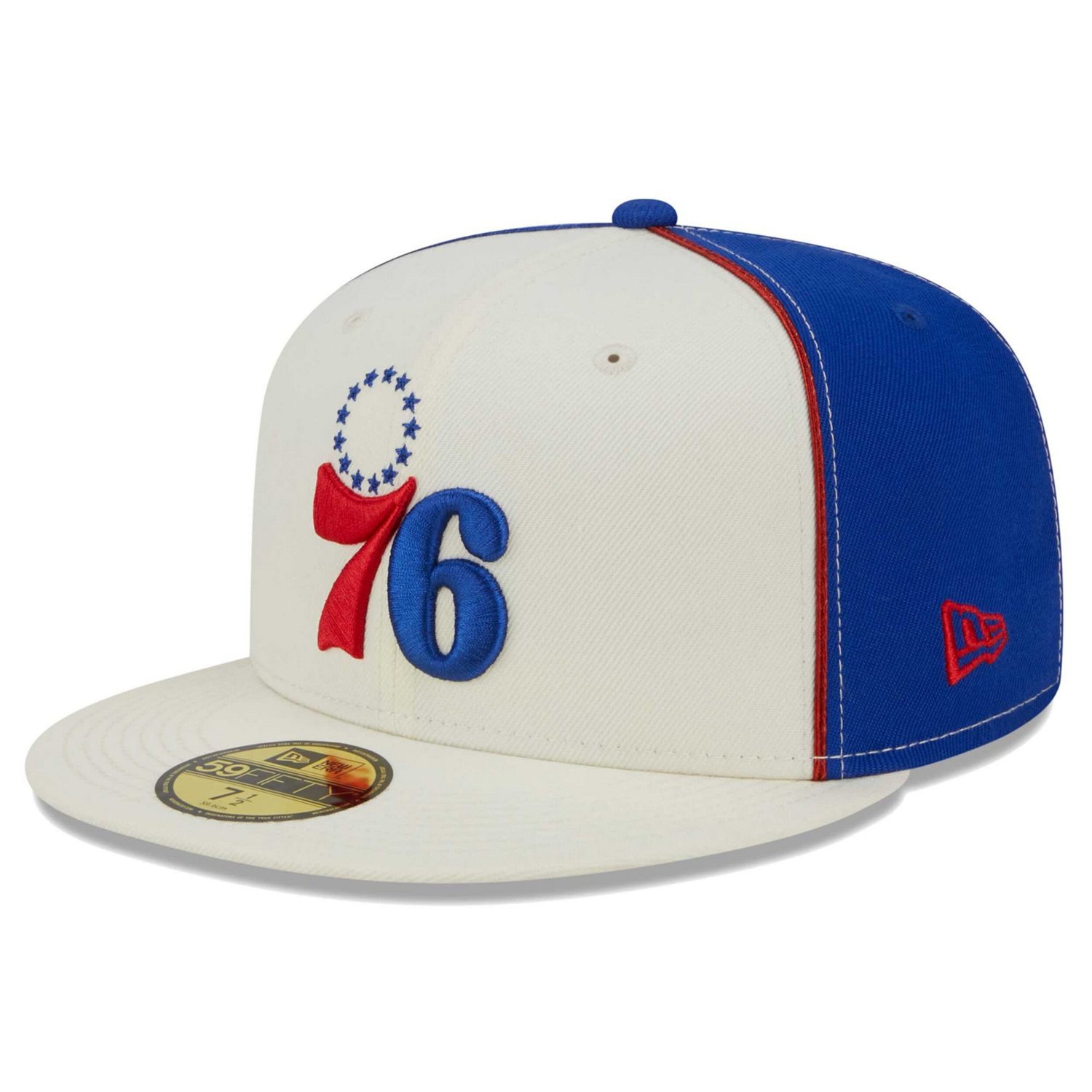 New Era Philadelphia 76ers Piped Pop Panel 59FIFTY Fitted Hat | Academy