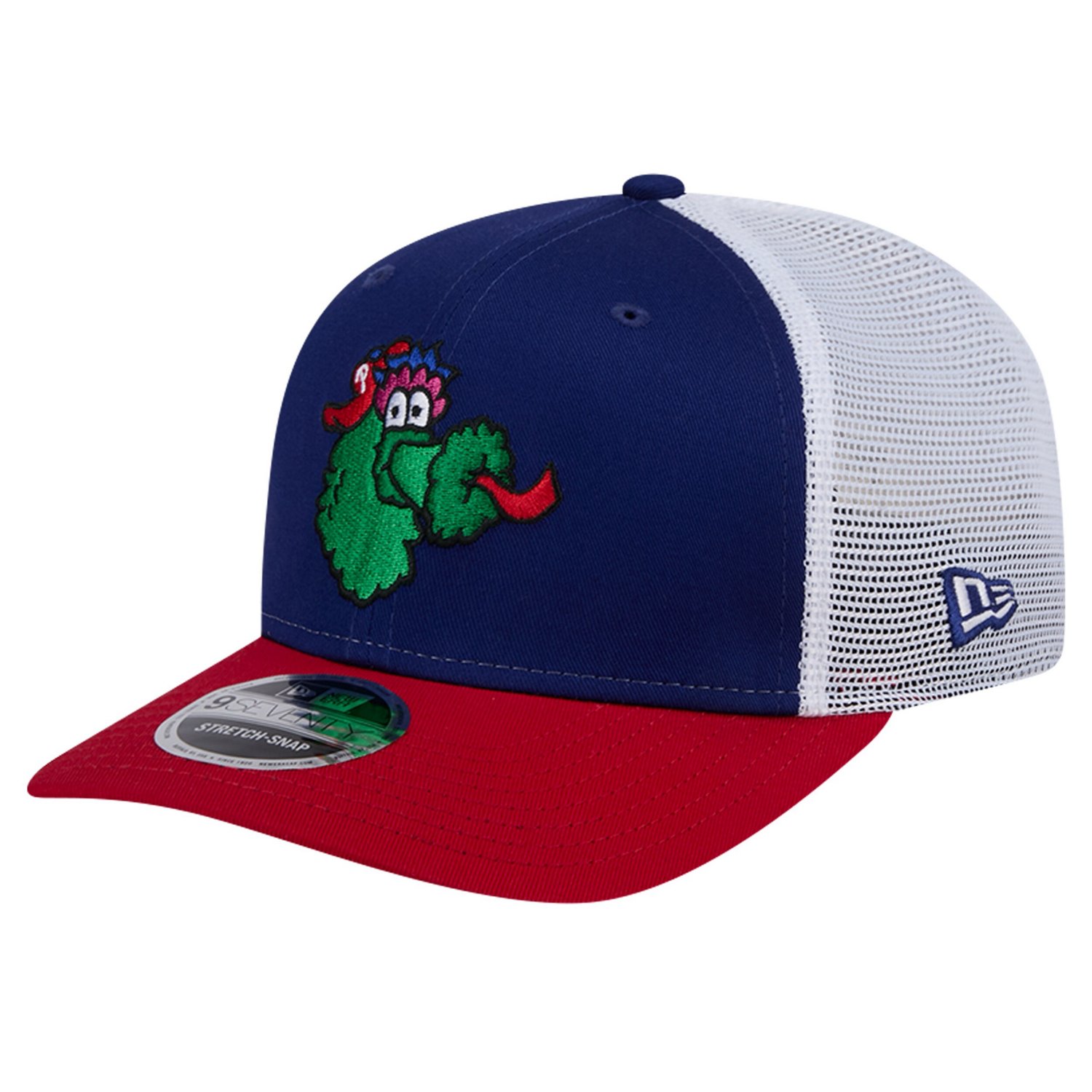 New Era Philadelphia Phillies Phanatic 9SEVENTY Trucker Snapback Hat ...