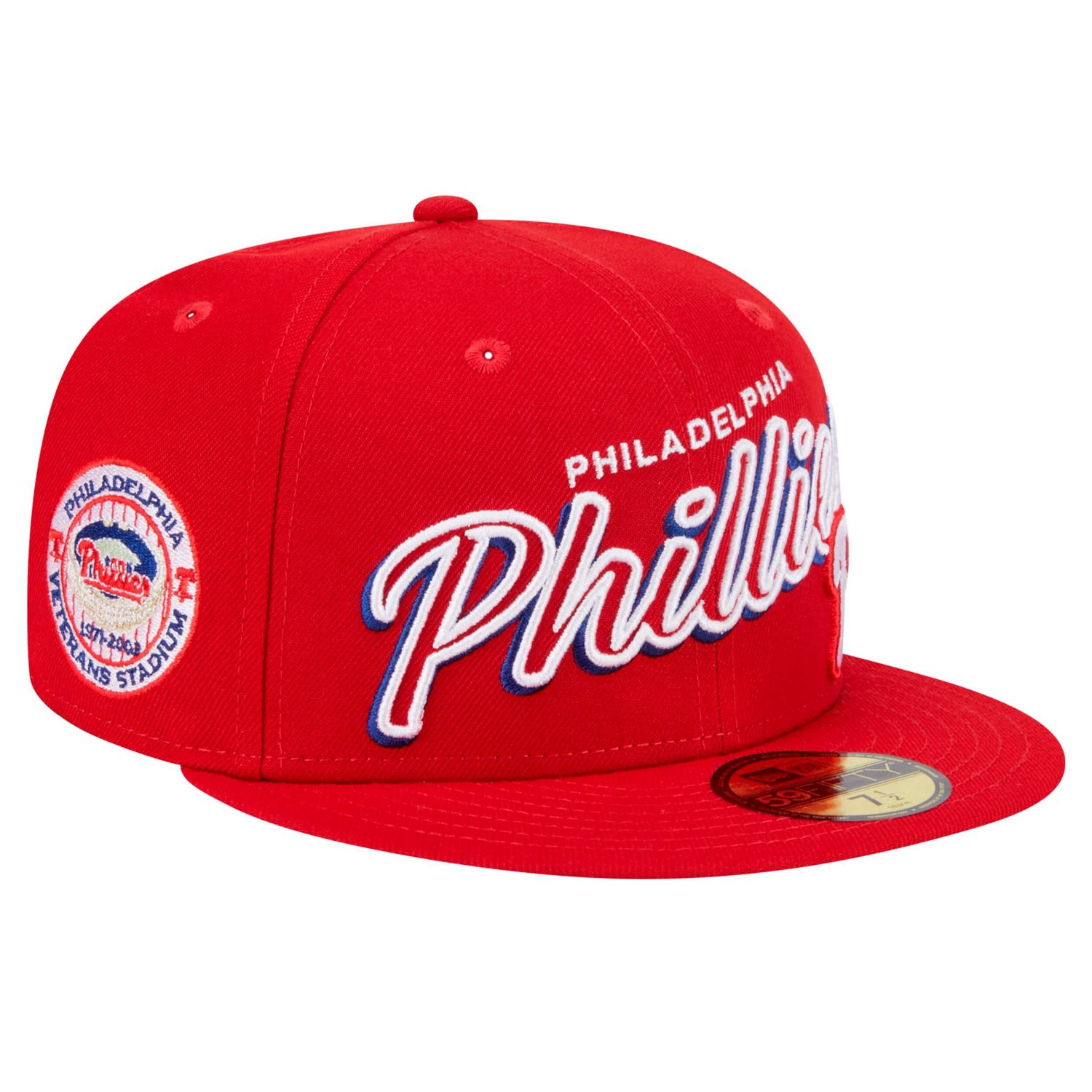 New Era Philadelphia Phillies Script Sided 59FIFTY Fitted Hat | Academy