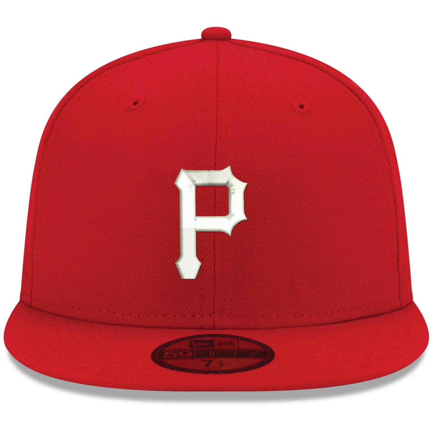 New Era Pittsburgh Pirates White Logo 59FIFTY Fitted Hat | Academy