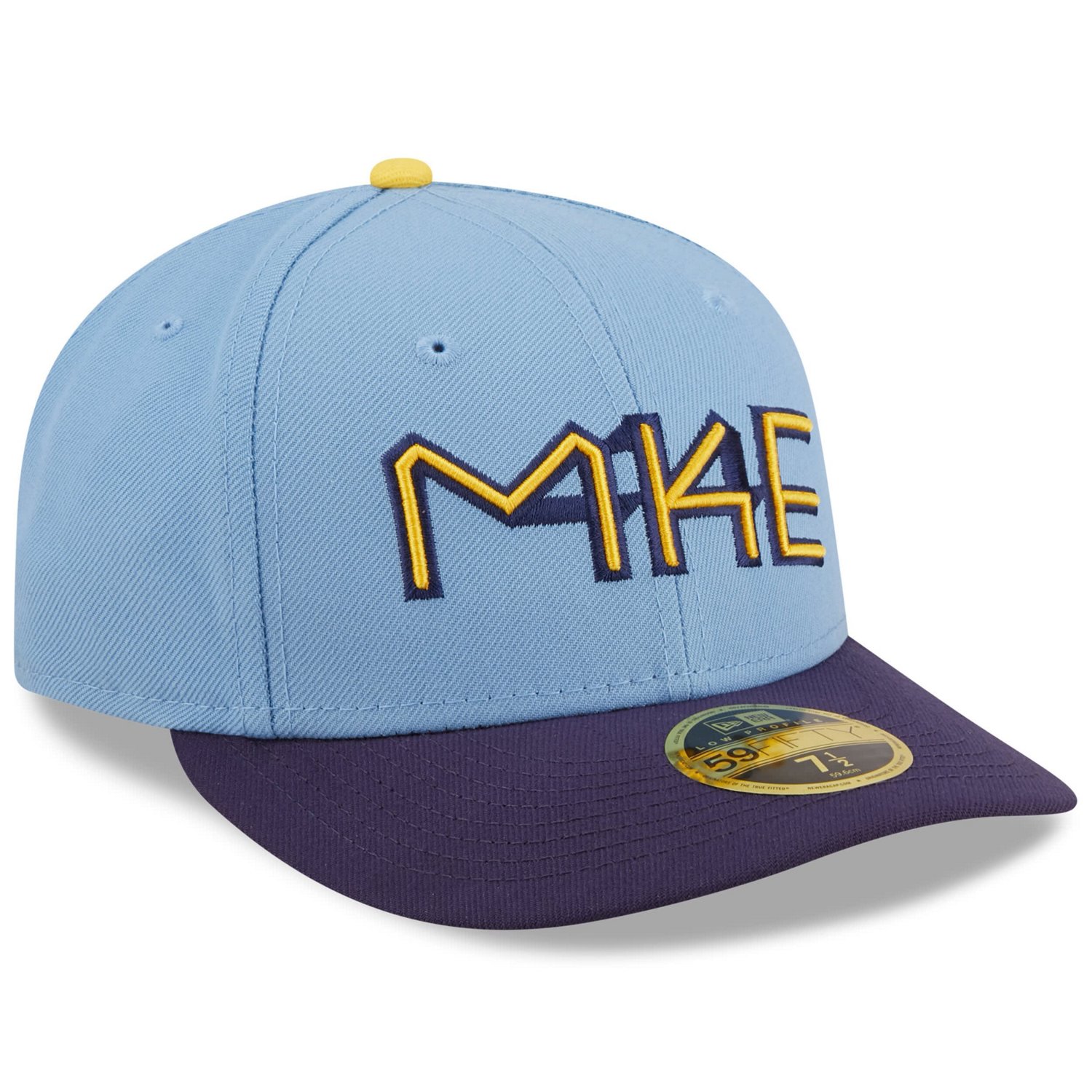 New Era Powder Milwaukee Brewers 2022 City Connect Low Profile 59FIFTY ...