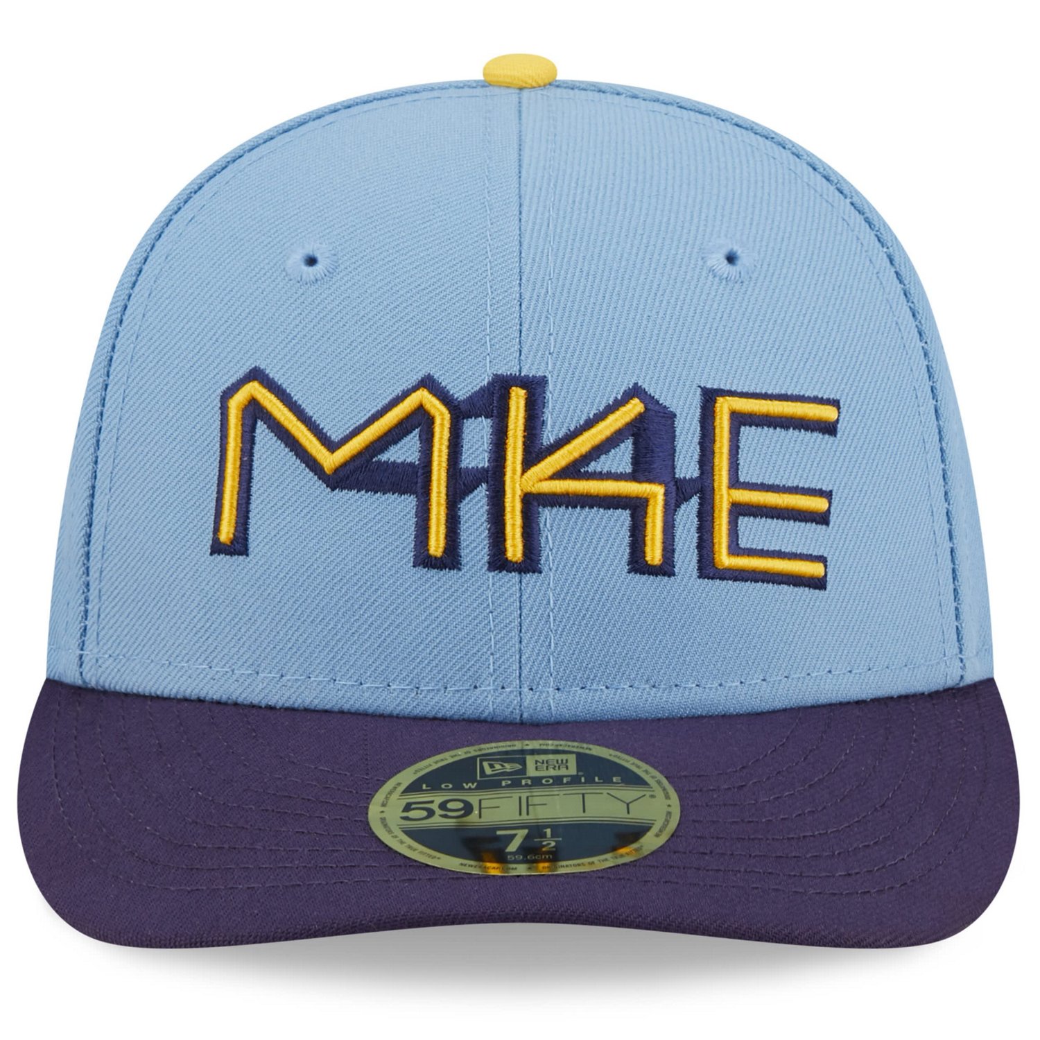 New Era Powder Milwaukee Brewers 2022 City Connect Low Profile 59FIFTY ...
