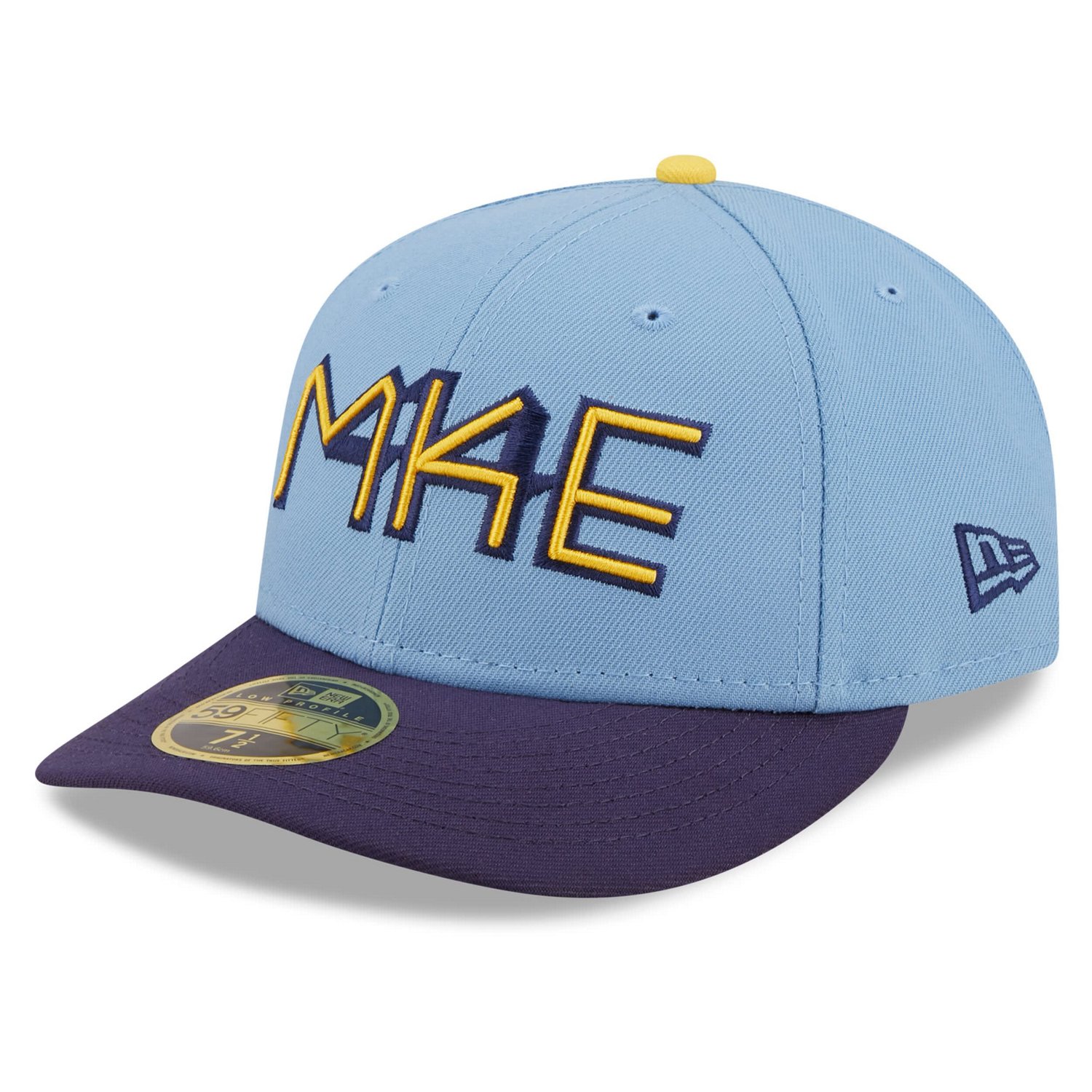 New Era Powder Milwaukee Brewers 2022 City Connect Low Profile 59FIFTY ...
