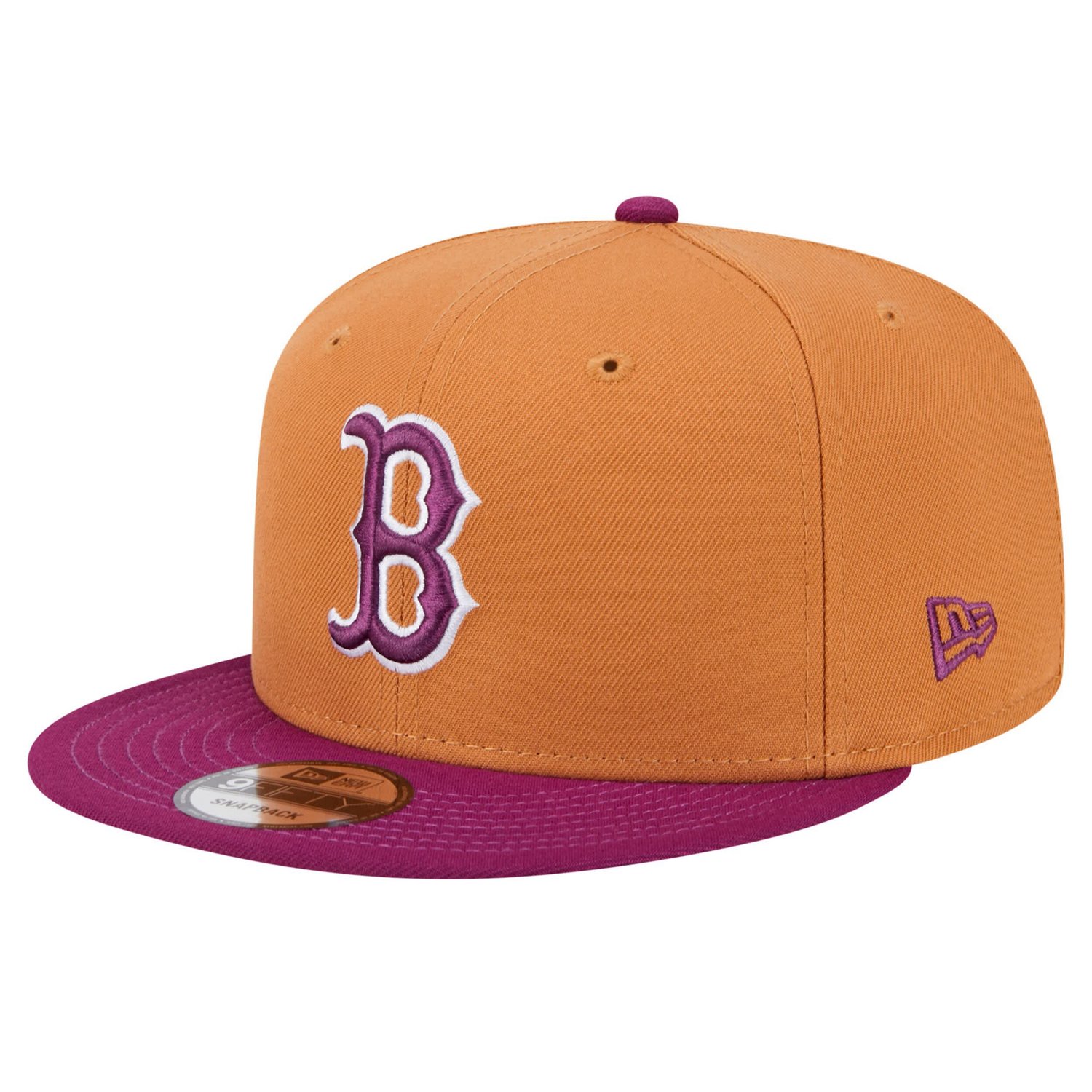 New Era Purple Boston Red Sox Color Pack Two-Tone 9FIFTY Snapback Hat ...