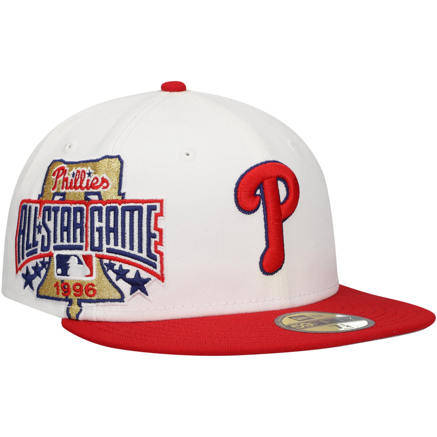 New Era /Red Philadelphia Phillies Major Sidepatch 59FIFTY Fitted Hat ...