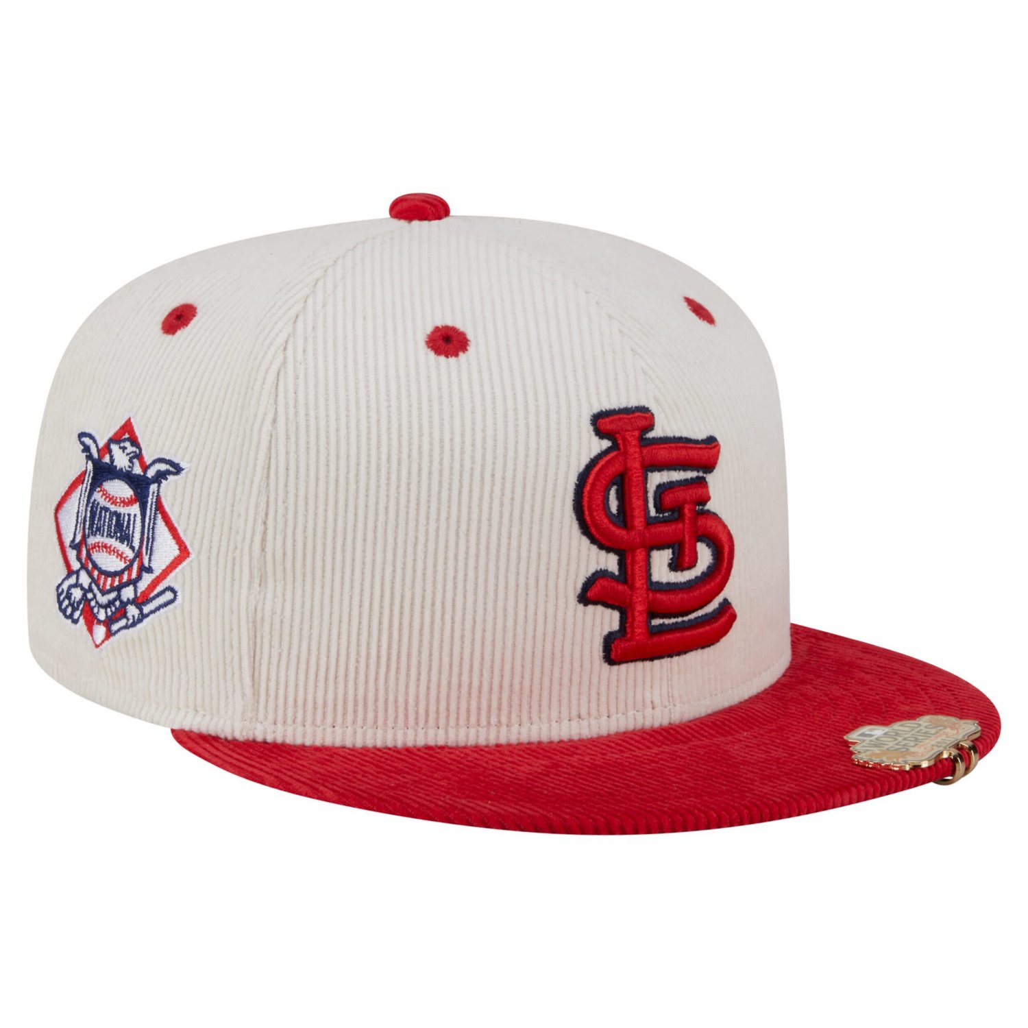 New Era Red St Louis Cardinals Two-Tone Corduroy 59FIFTY Fitted Hat ...