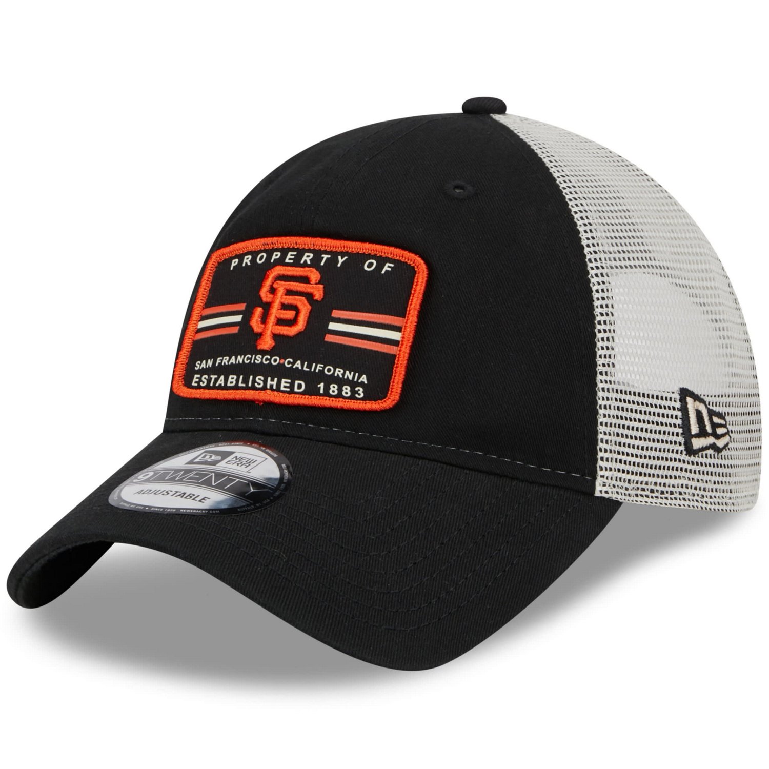 New Era San Francisco Giants Property Trucker 9TWENTY Snapback Hat ...