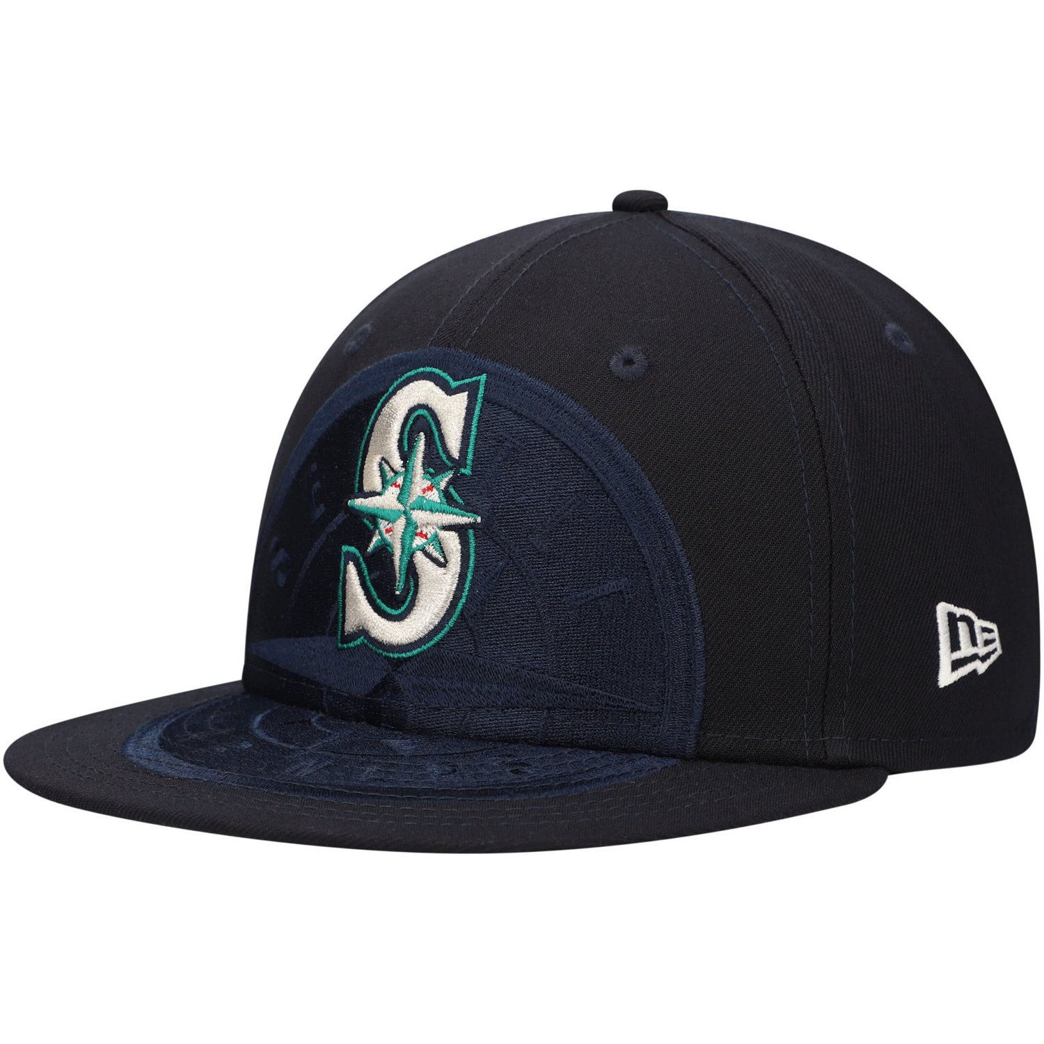 New Era Seattle Mariners Shadow Logo 59FIFTY Fitted Hat | Academy