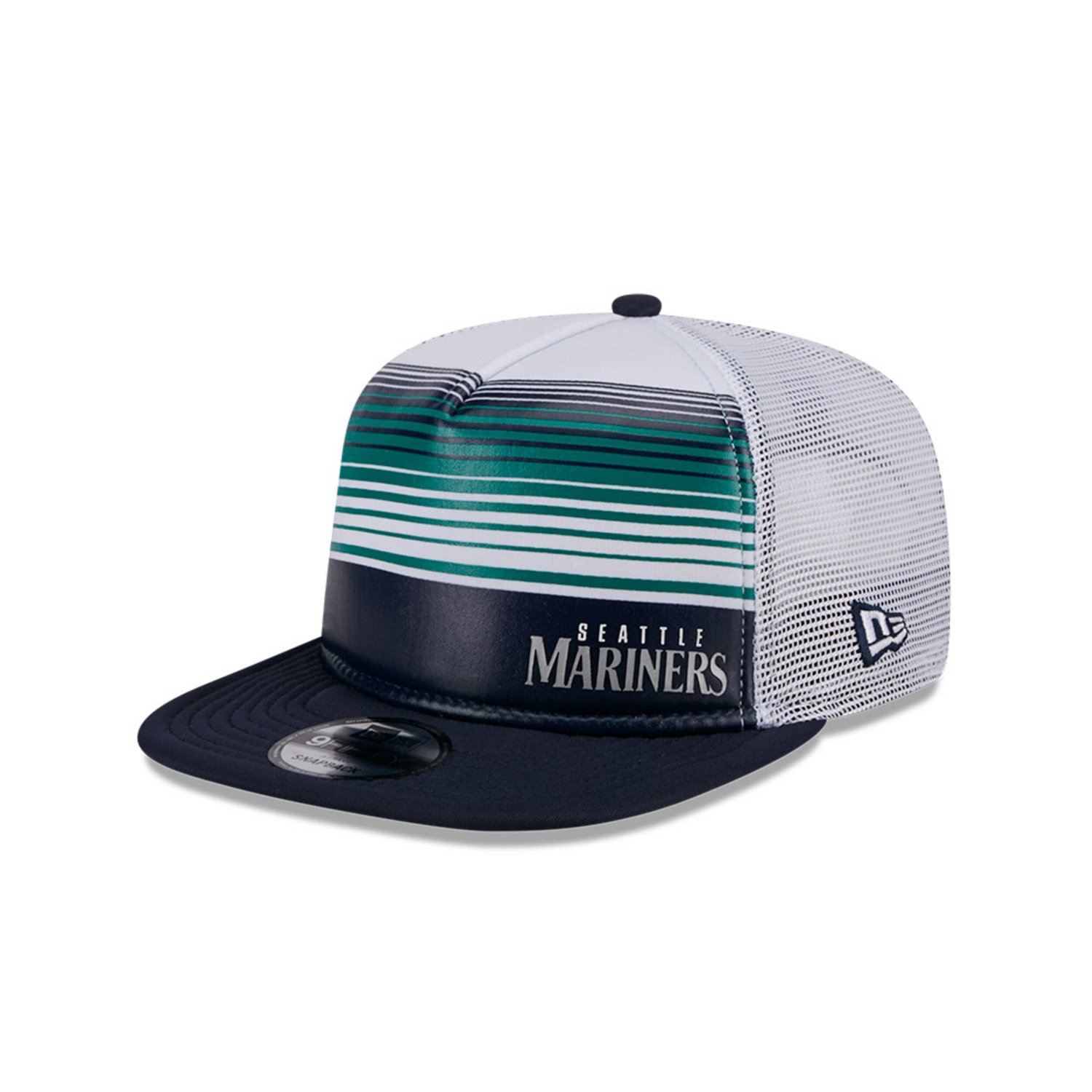 New Era Seattle Mariners Team Horizon 9FIFTY A-Frame Trucker Snapback ...