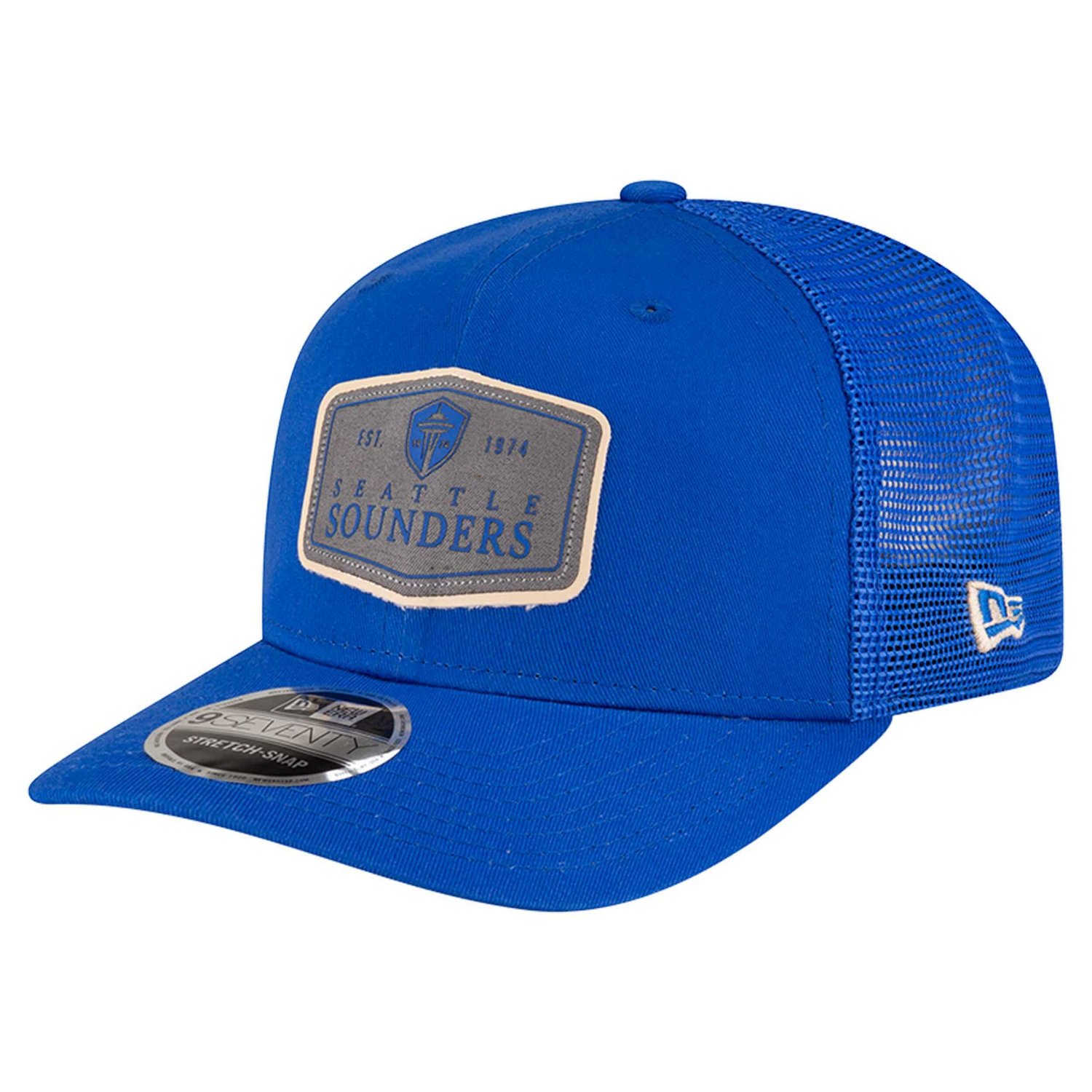 New Era Seattle Sounders FC Labeled 9SEVENTY Trucker Stretch-Snap ...