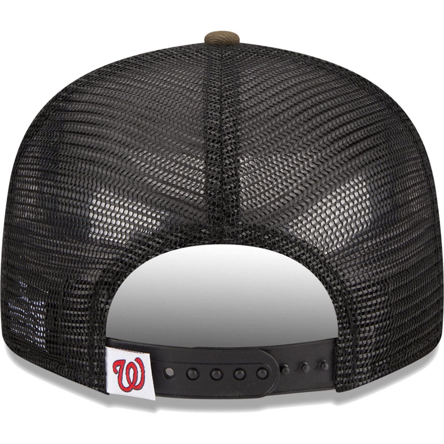 New Era Washington Nationals Woodland Trucker 9FIFTY Snapback Hat | Academy