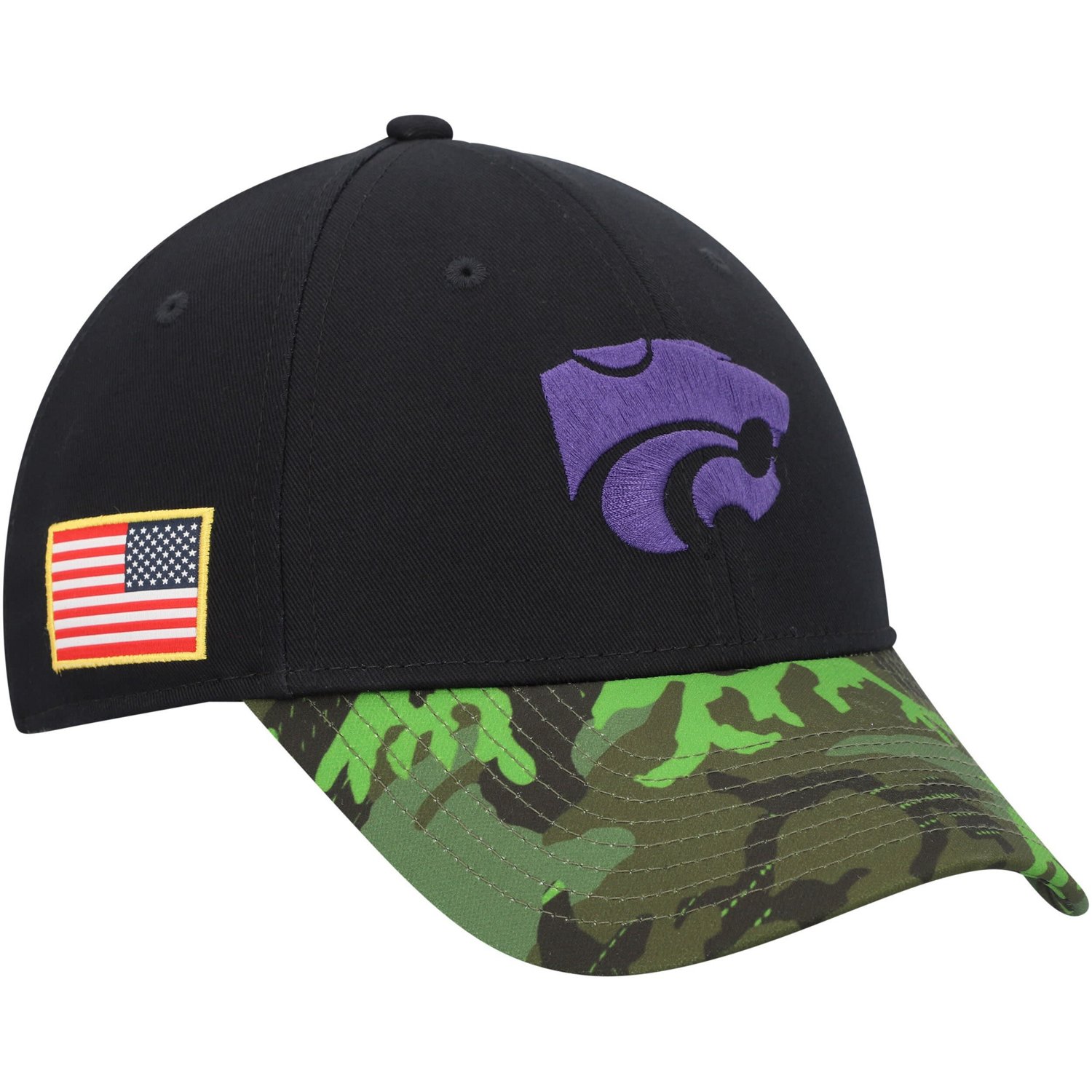 Nike /Camo Kansas State Wildcats Veterans Day 2Tone Legacy91 Adjustable ...