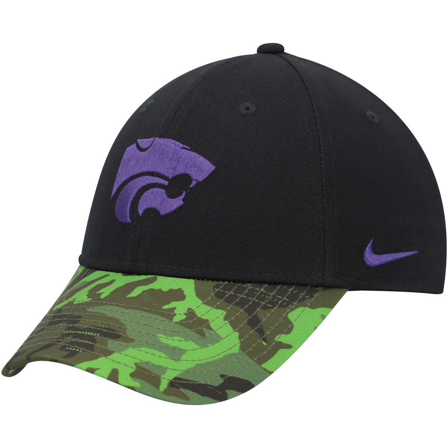Nike /Camo Kansas State Wildcats Veterans Day 2Tone Legacy91 Adjustable ...