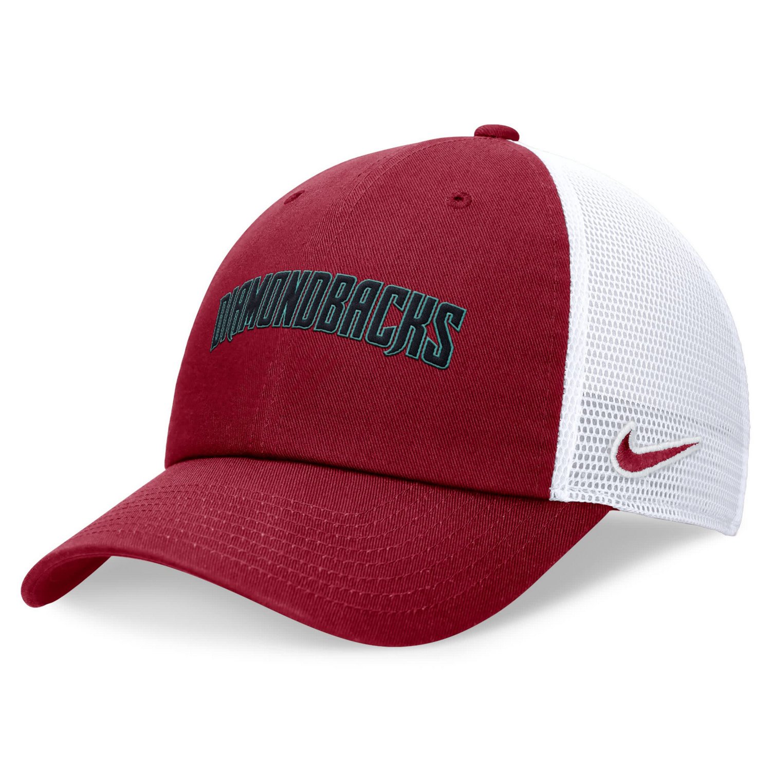 Nike Arizona Diamondbacks Wordmark Adjustable Trucker Hat | Academy