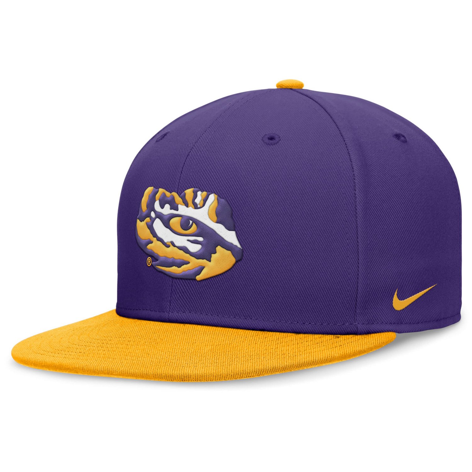 Nike /Gold LSU Tigers Performance Fitted Hat | Academy