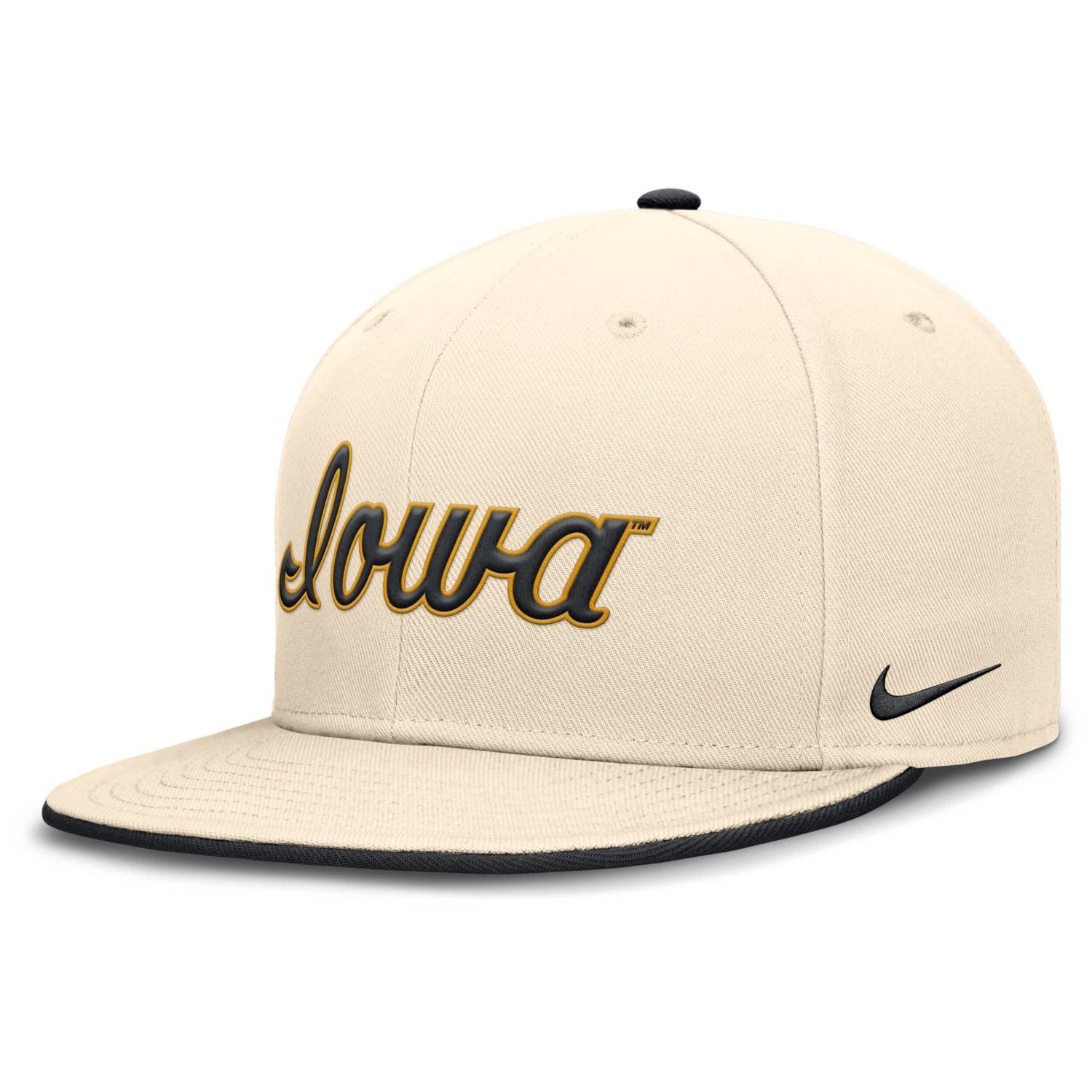 Nike Iowa Hawkeyes Primetime True Performance Fitted Hat | Academy