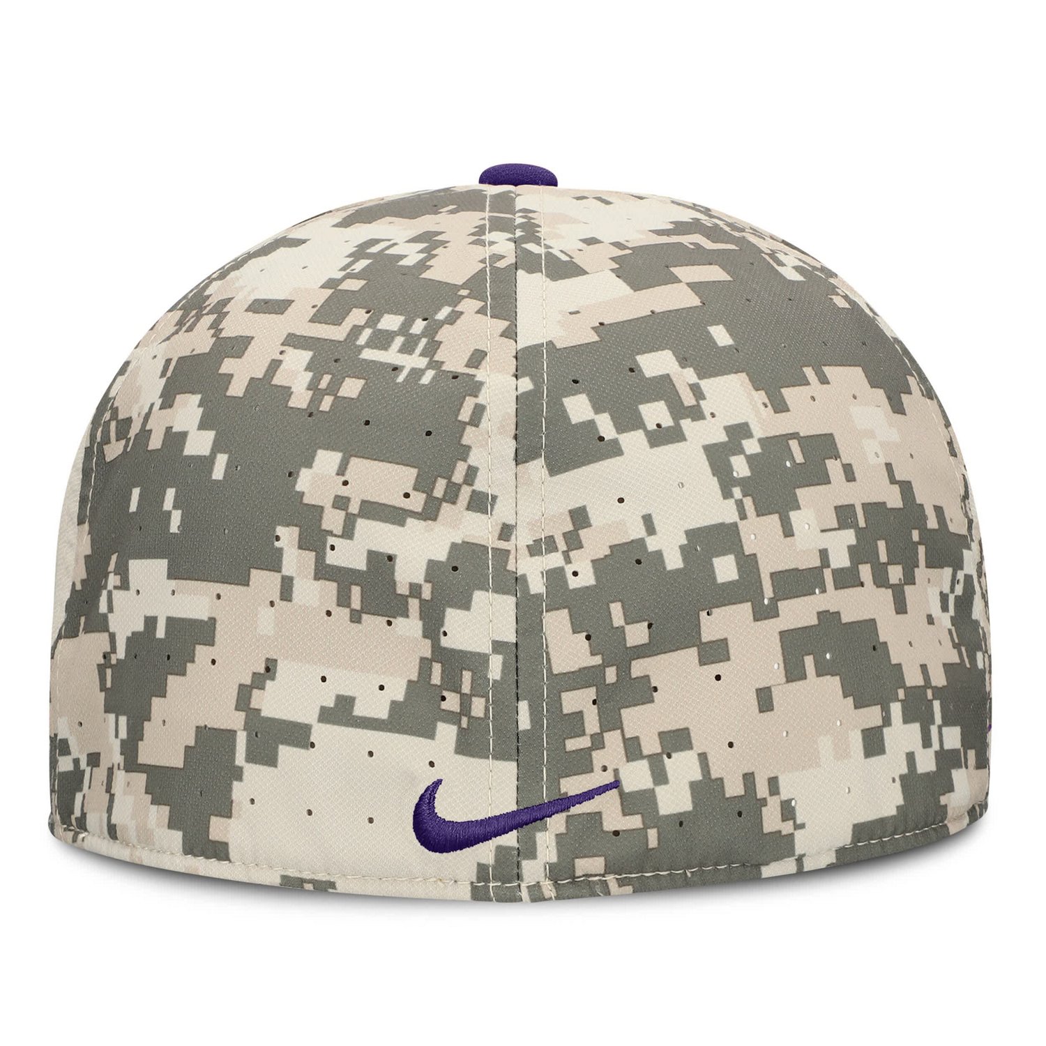 Nike Men's LSU DF Structured Aero Bill Perforated Fitted Cap | Academy