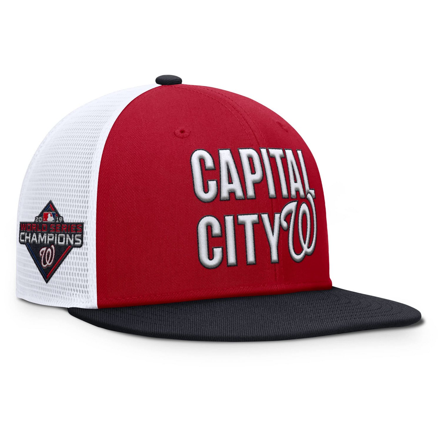 Nike Men's Nationals Primetime Pro Structured Square Bill Trucker Cap ...