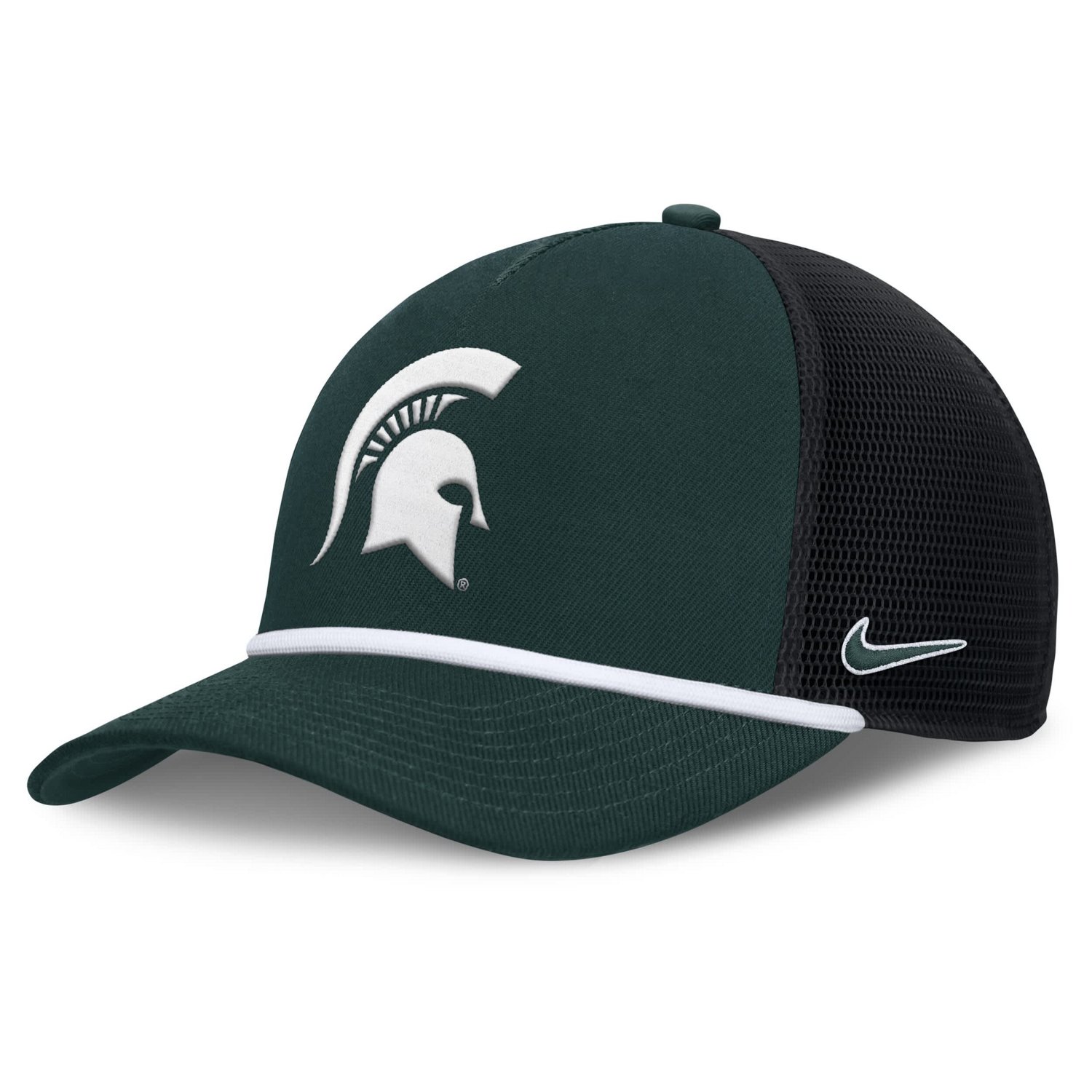 Nike Michigan State Spartans Rise Primetime Trucker Adjustable Hat ...