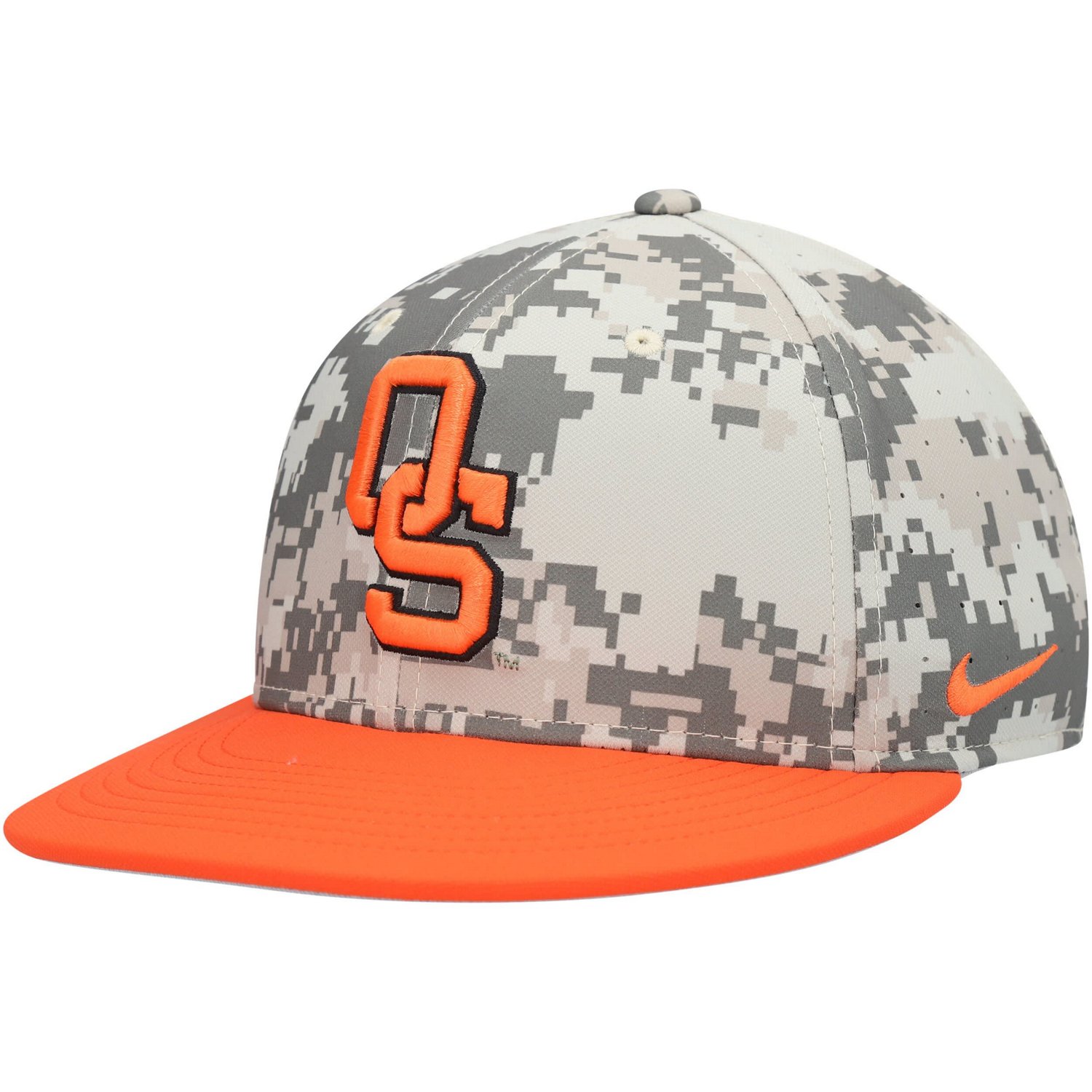 Nike Oklahoma State Cowboys Aero True Baseball Performance Fitted Hat ...