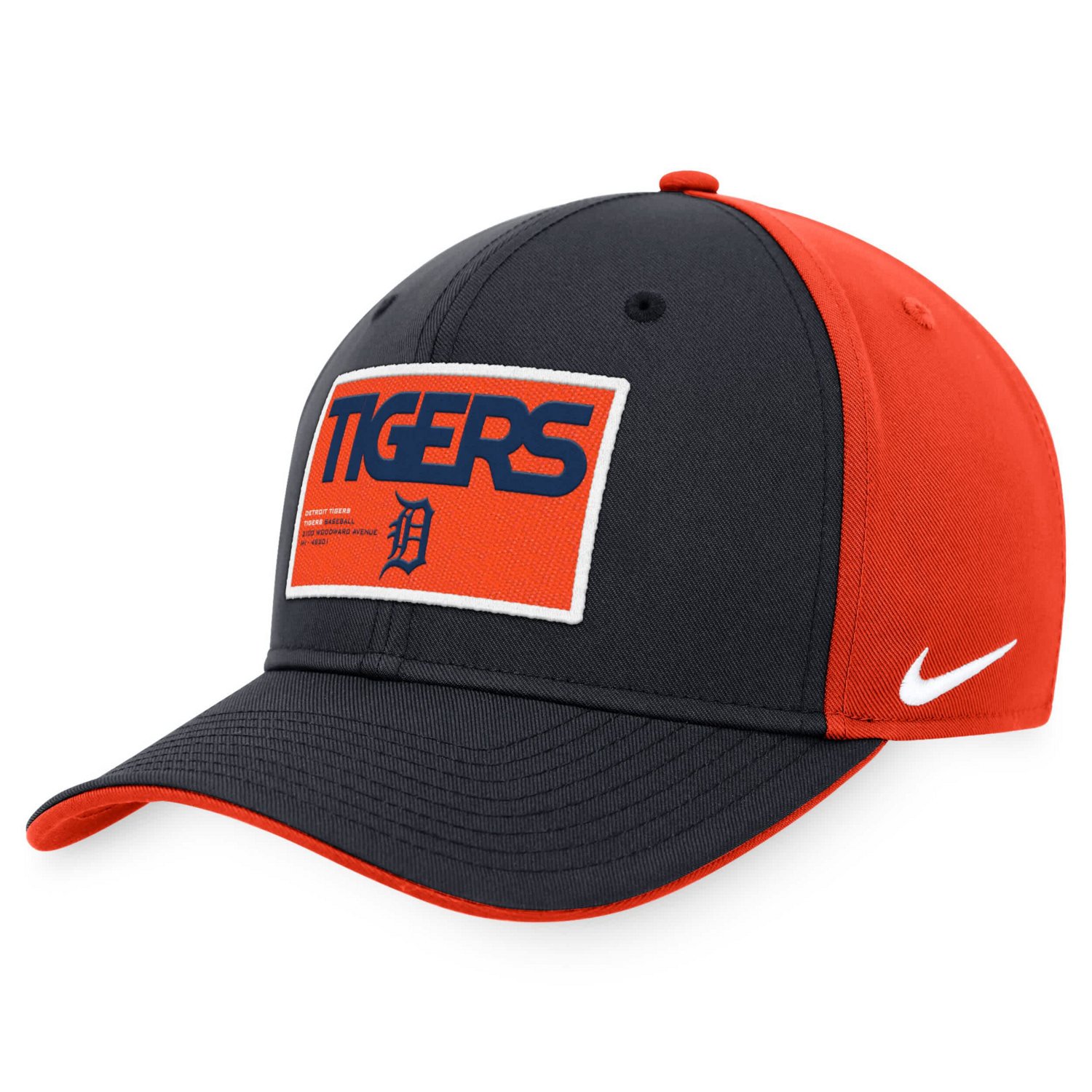 Nike Orange Detroit Tigers Classic99 Colorblock Performance Snapback ...