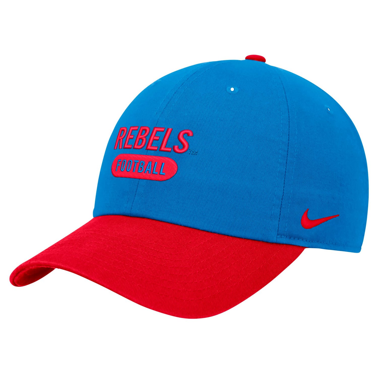Nike Powder Ole Miss Rebels Colorblock Club Adjustable Hat | Academy