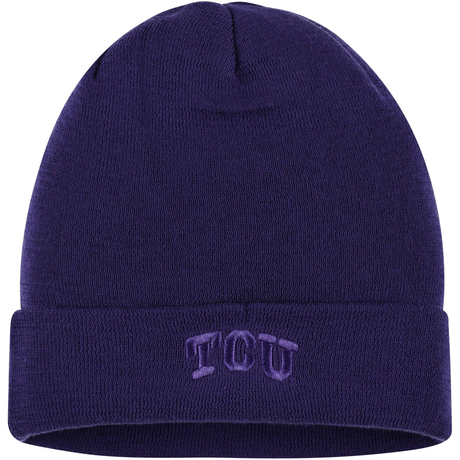 Nike TCU Horned Frogs Tonal Cuffed Knit Hat | Academy