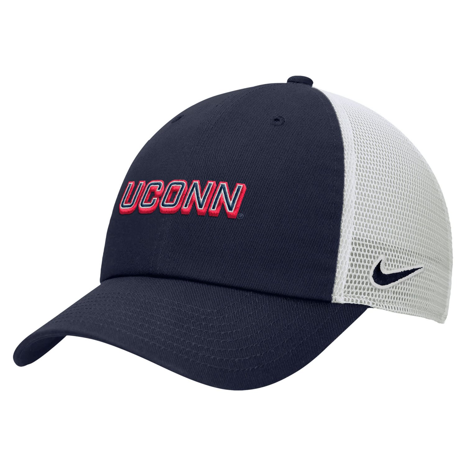 Nike UConn Huskies On-Field Club Adjustable Trucker Hat | Academy