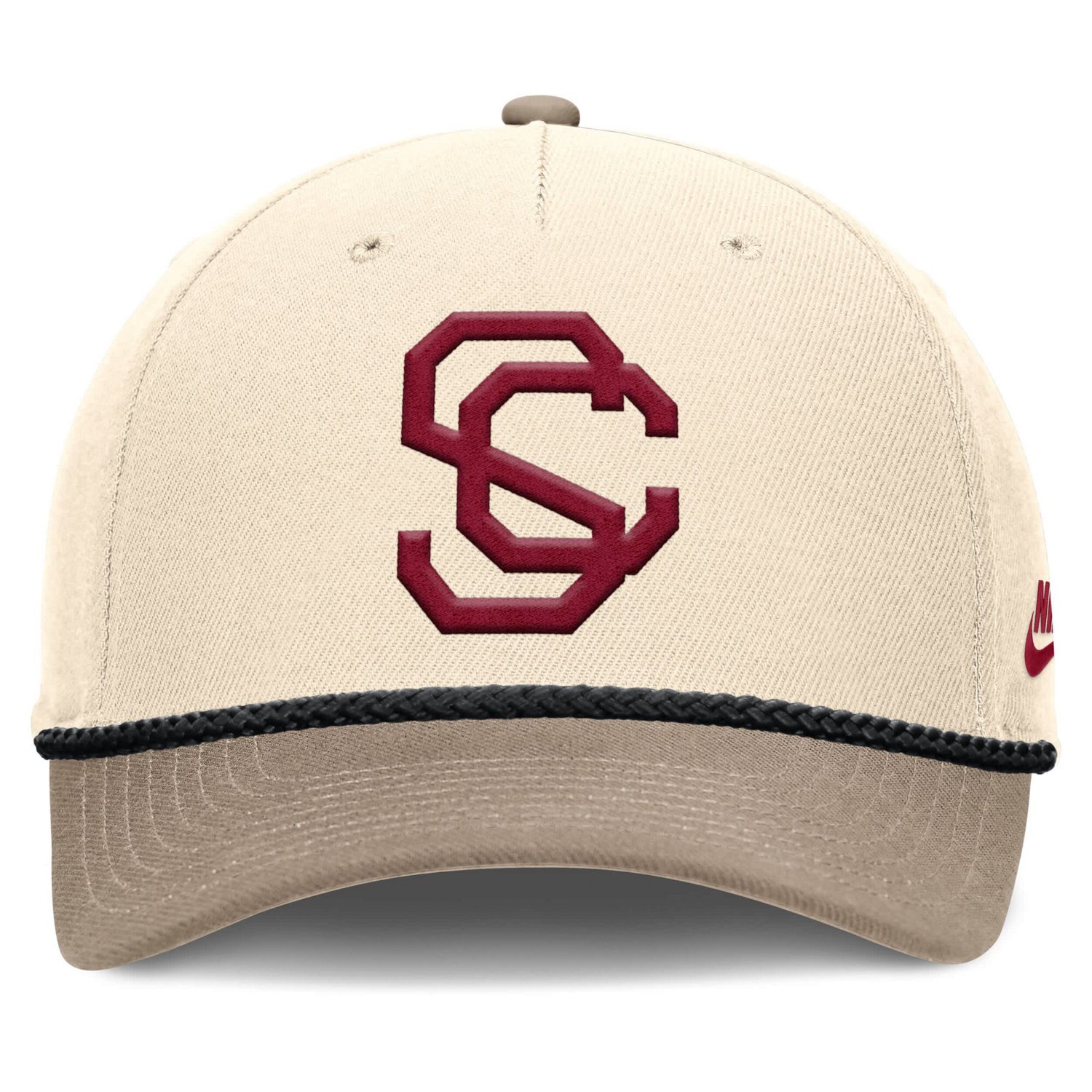 Nike USC Trojans Rise Legacy Throwback Logo Adjustable Hat | Academy
