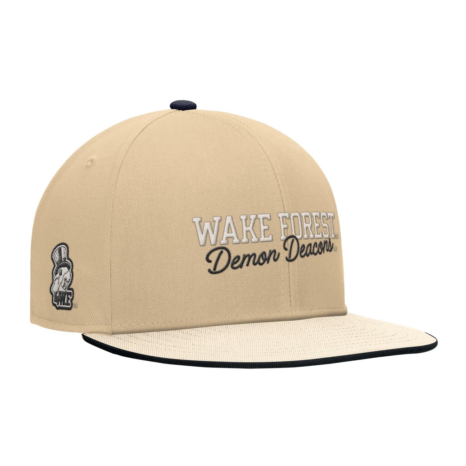 Nike Wake Forest Demon Deacons Vintage Script Pro Dri-FIT Snapback Hat ...