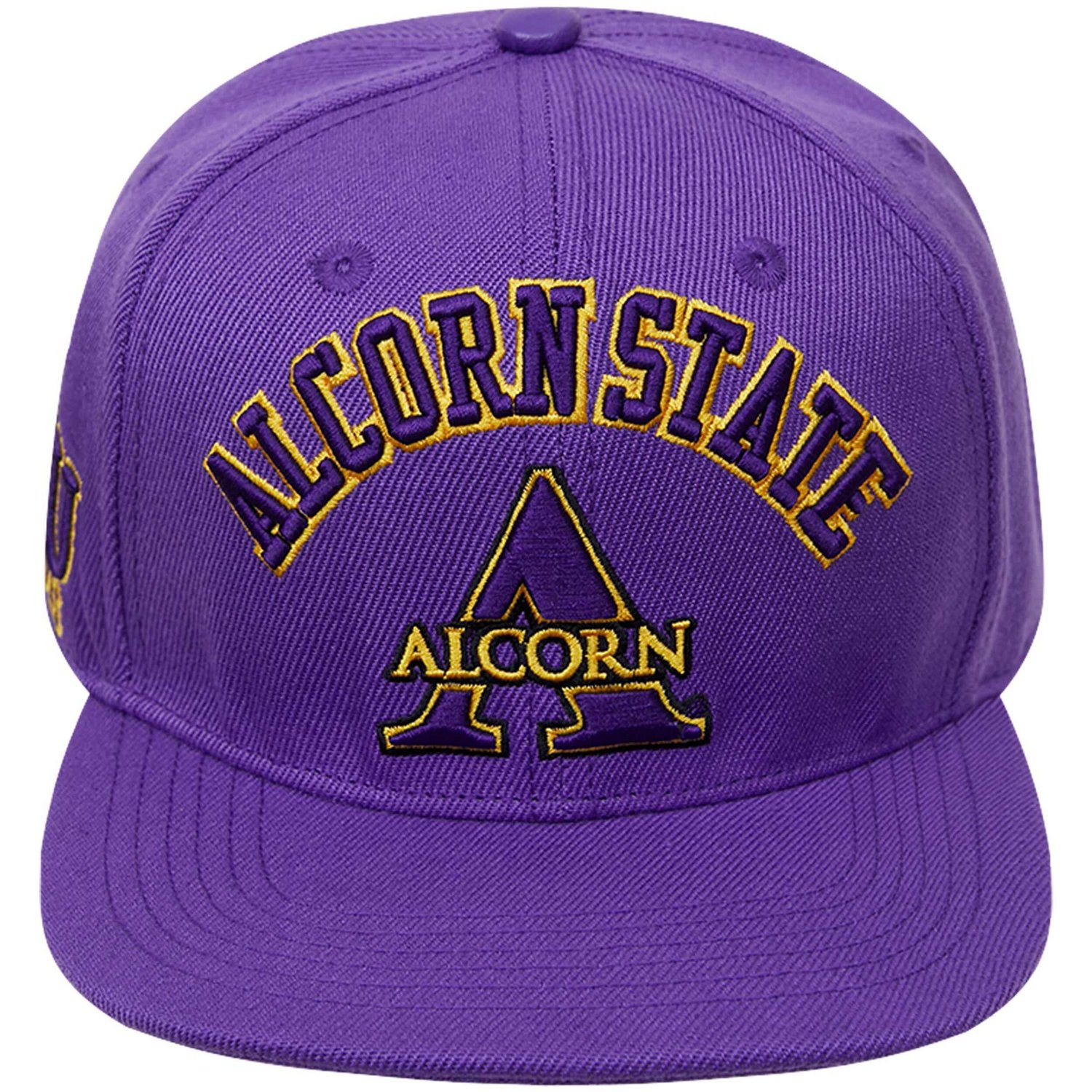 Pro Standard Alcorn State Braves Evergreen Arch Over Logo Snapback Hat ...