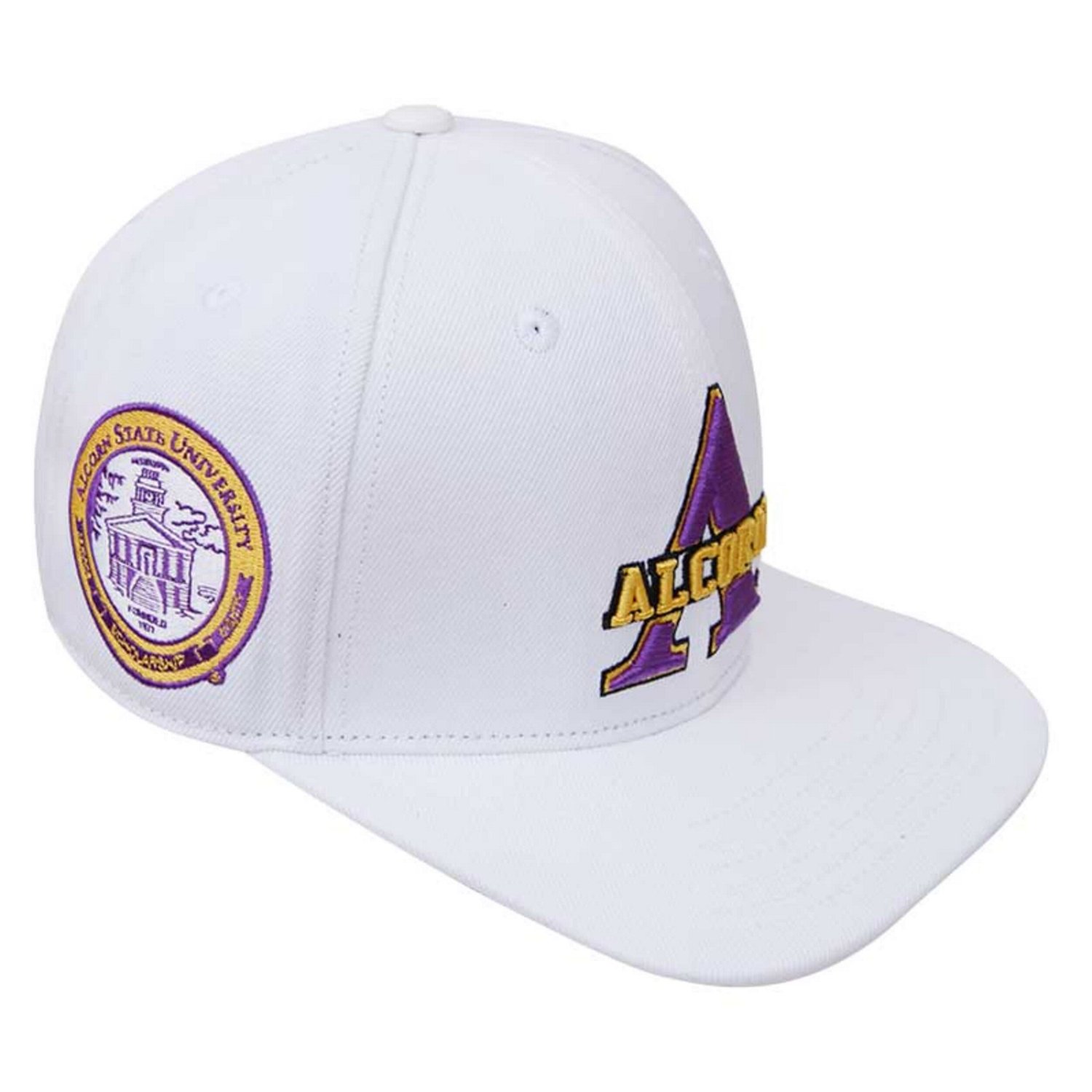 Pro Standard Alcorn State Braves Primary Logo Evergreen Wool Snapback ...
