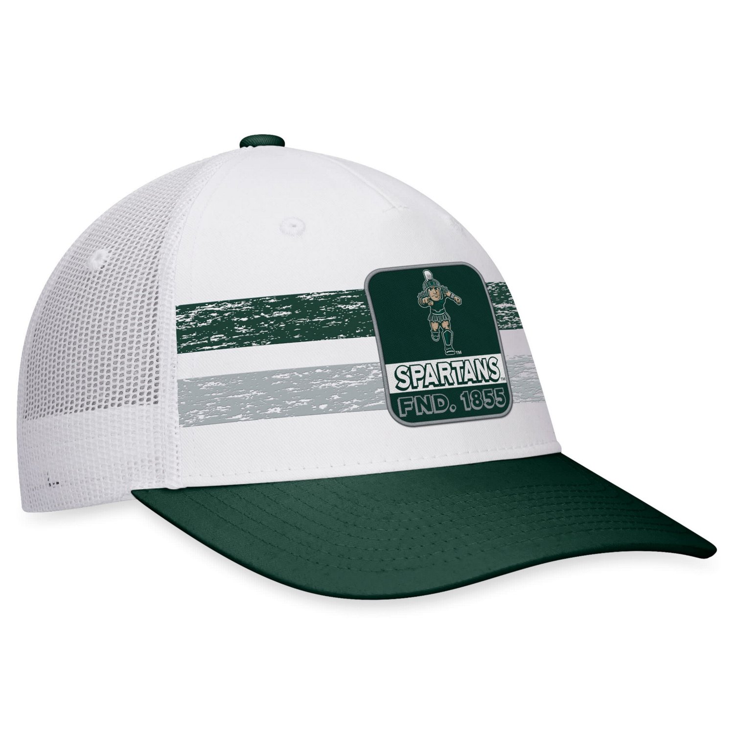 Top of the World /Green Michigan State Spartans Retro Fade Snapback Hat ...