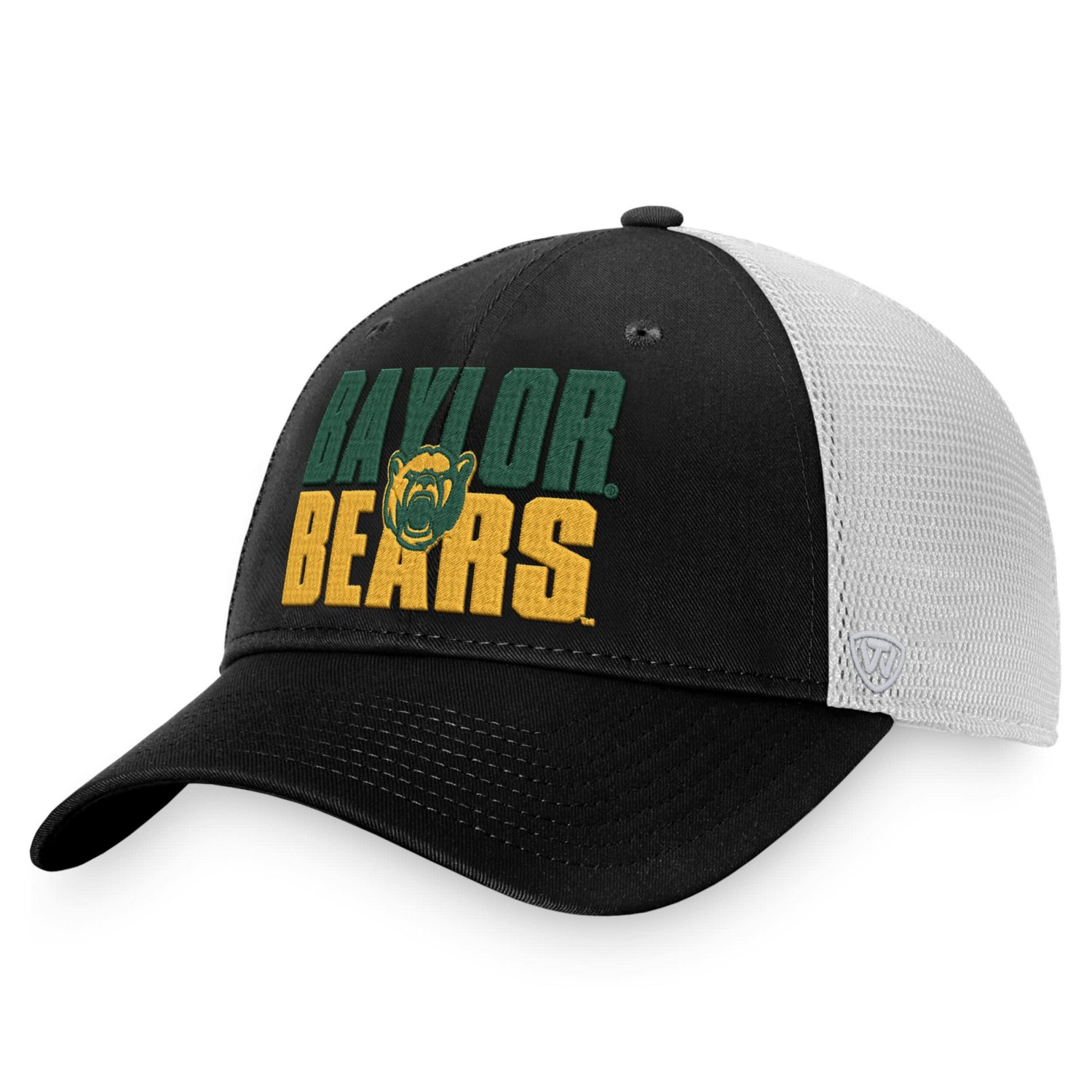 Top of the World /White Baylor Bears Stockpile Trucker Snapback Hat ...