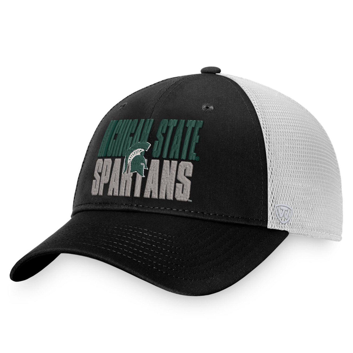 Top of the World /White Michigan State Spartans Stockpile Trucker ...