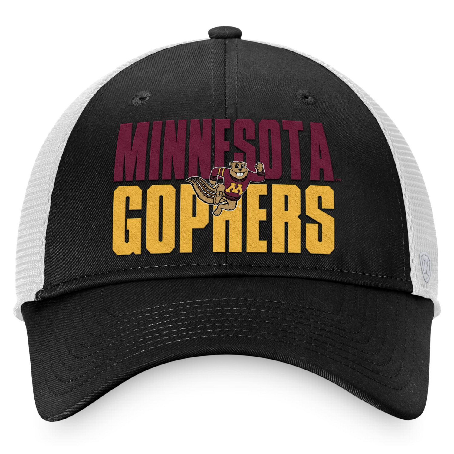 Top of the World /White Minnesota Golden Gophers Stockpile Trucker ...