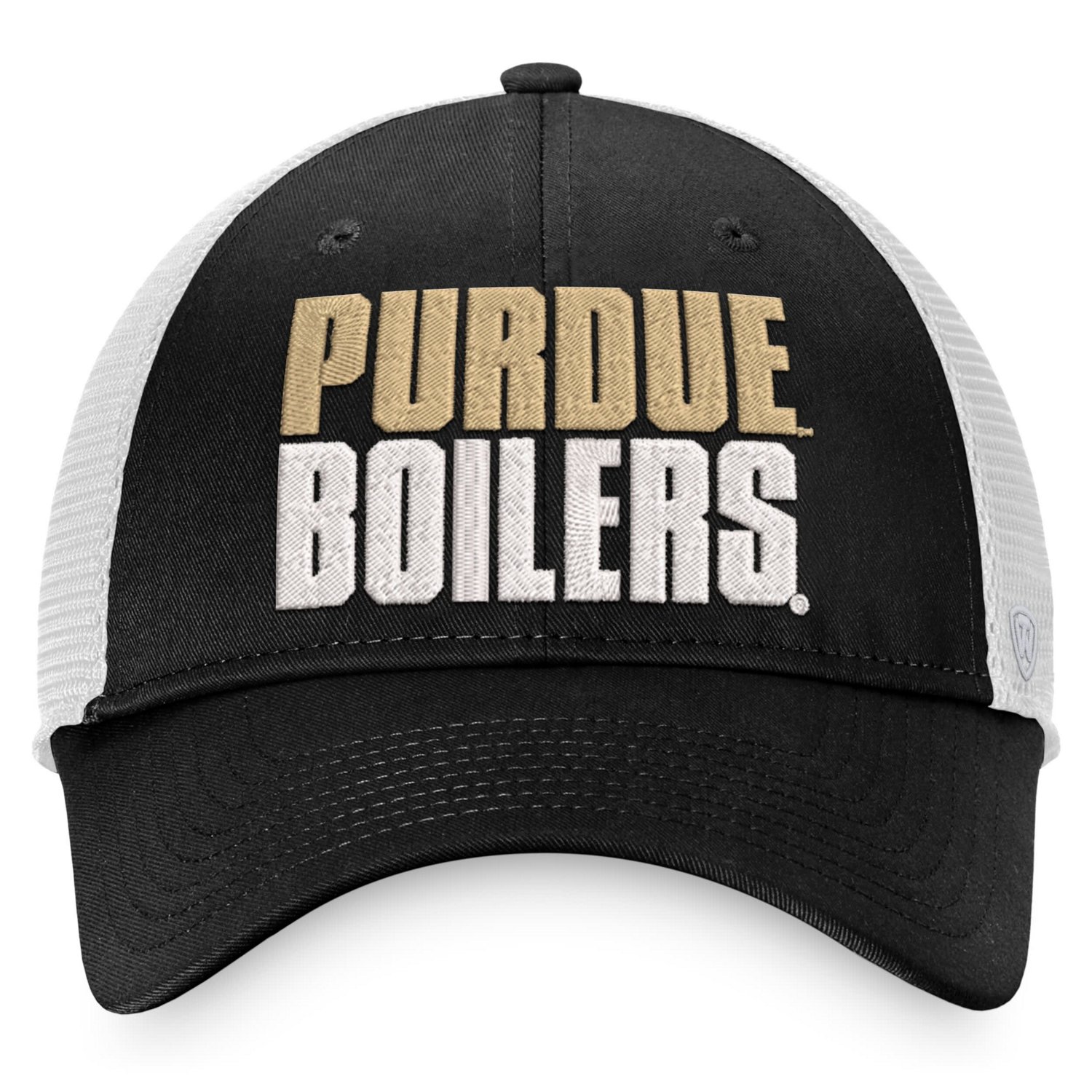 Top of the World /White Purdue Boilermakers Stockpile Trucker Snapback ...