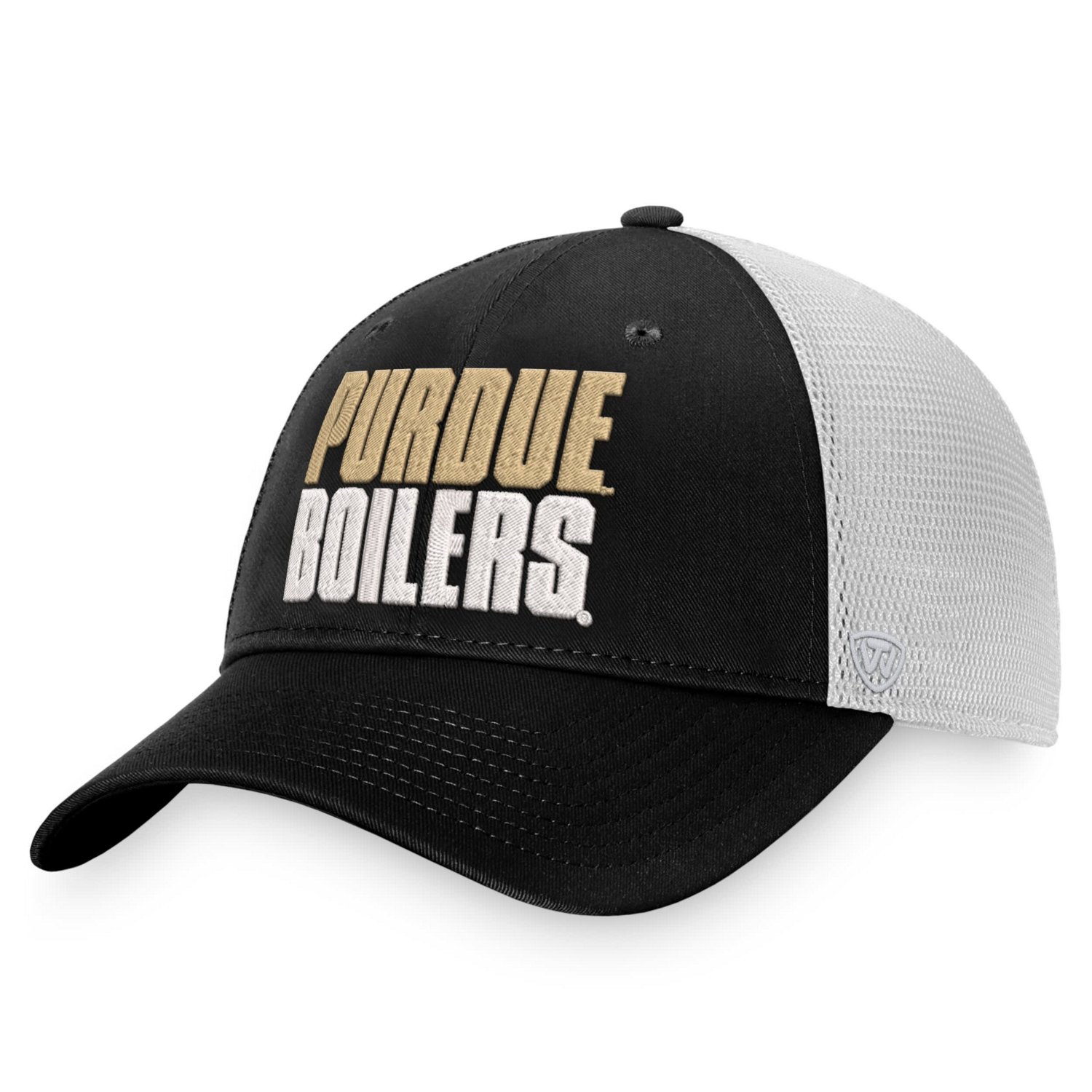 Top of the World /White Purdue Boilermakers Stockpile Trucker Snapback ...