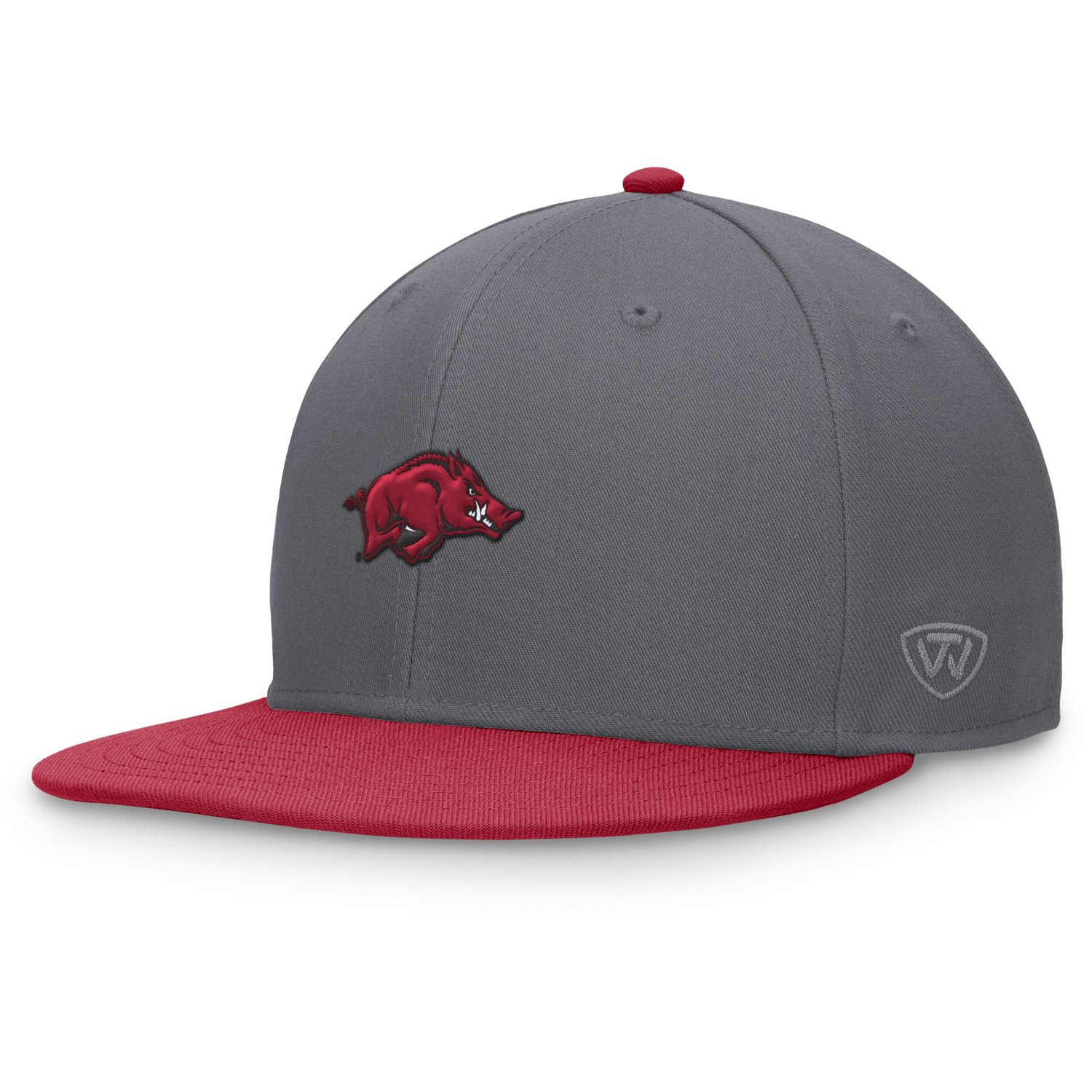 Top of the World /Cardinal Arkansas Razorbacks Rally Two-Tone Fitted ...
