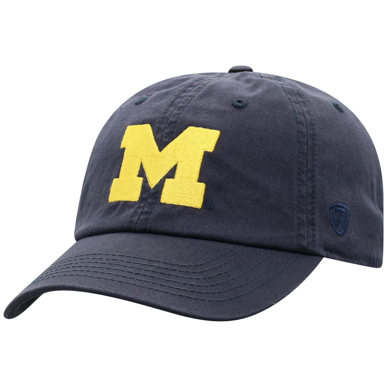 Top of the World Michigan Wolverines Team Logo Washed Adjustable Hat ...