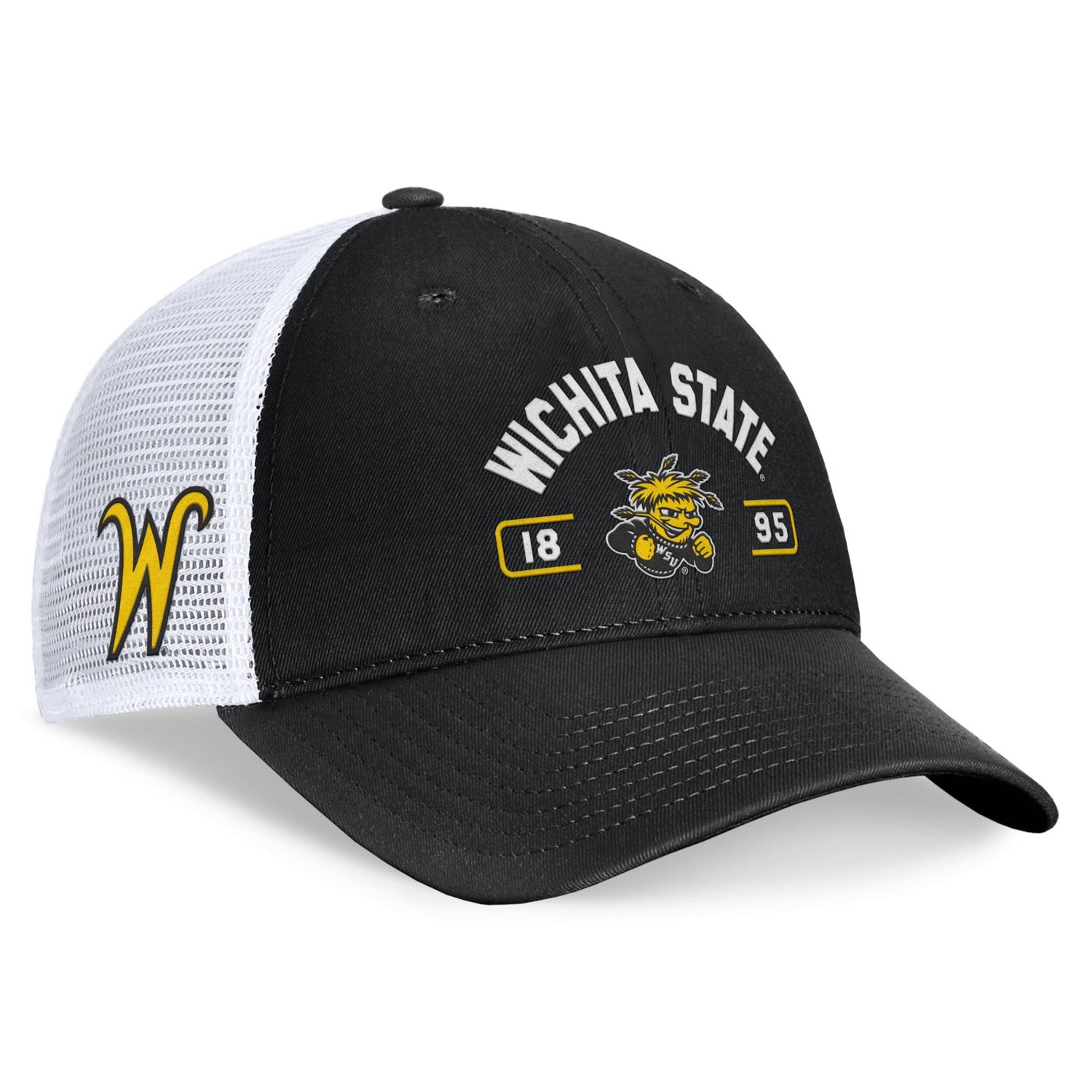 Top of the World /White Wichita State Shockers Free Kick Trucker ...