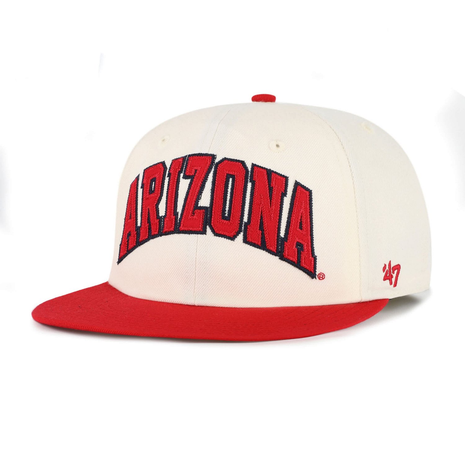 Unisex '47 Arizona Wildcats Crossover Off Hand Captain Adjustable Hat ...