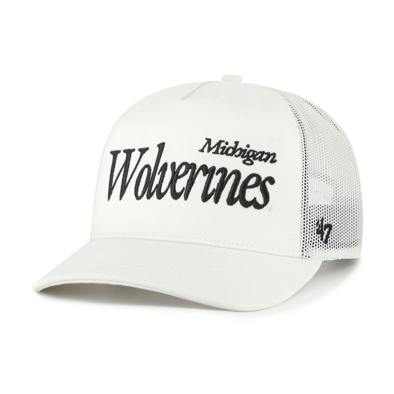 Unisex '47 Michigan Wolverines Foundation Script Adjustable Trucker Hat ...